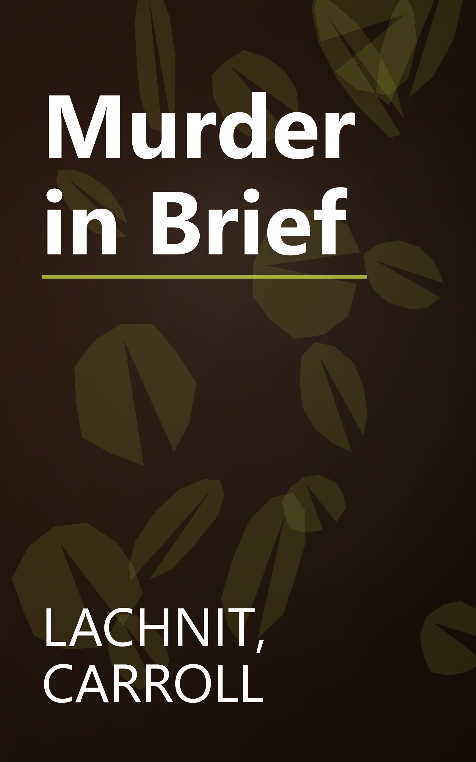 Murder in Brief book cover