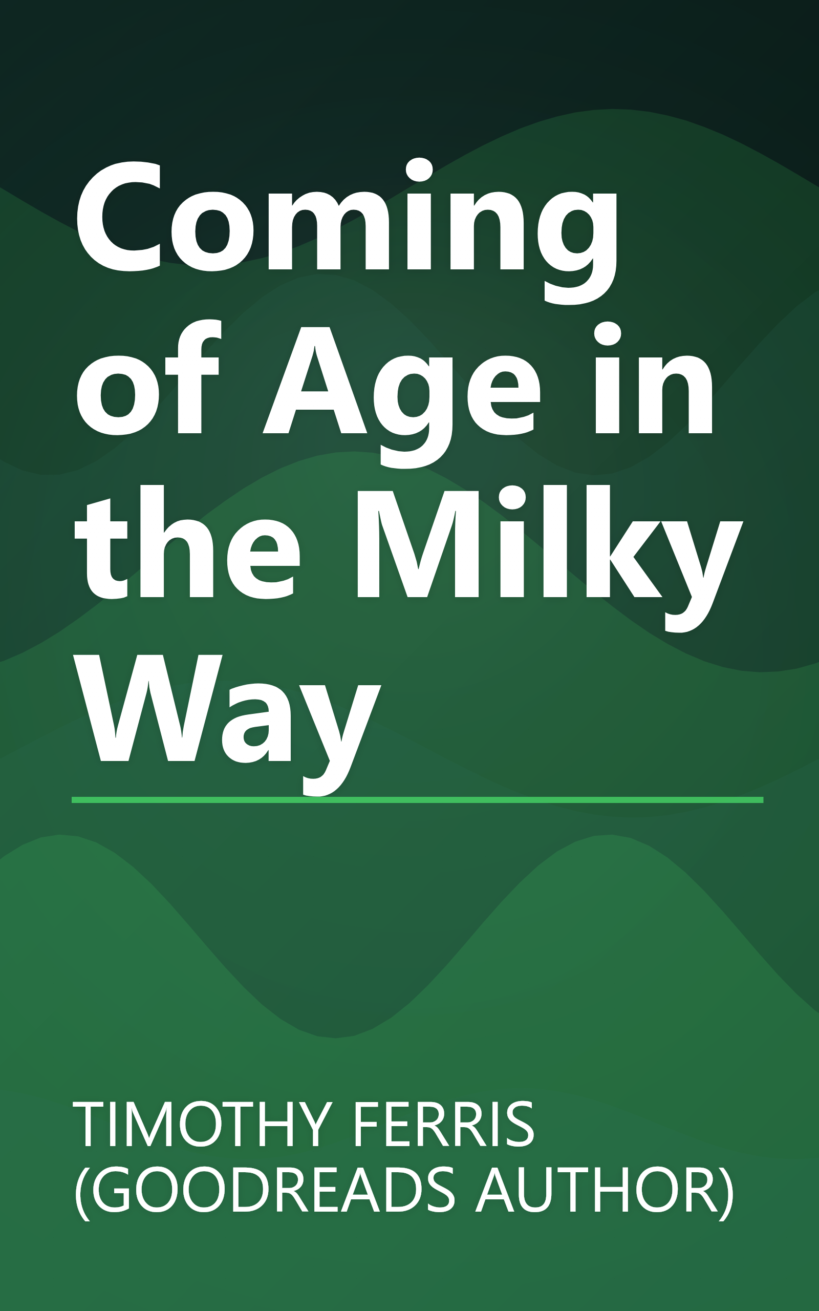 Coming of Age in the Milky Way book cover