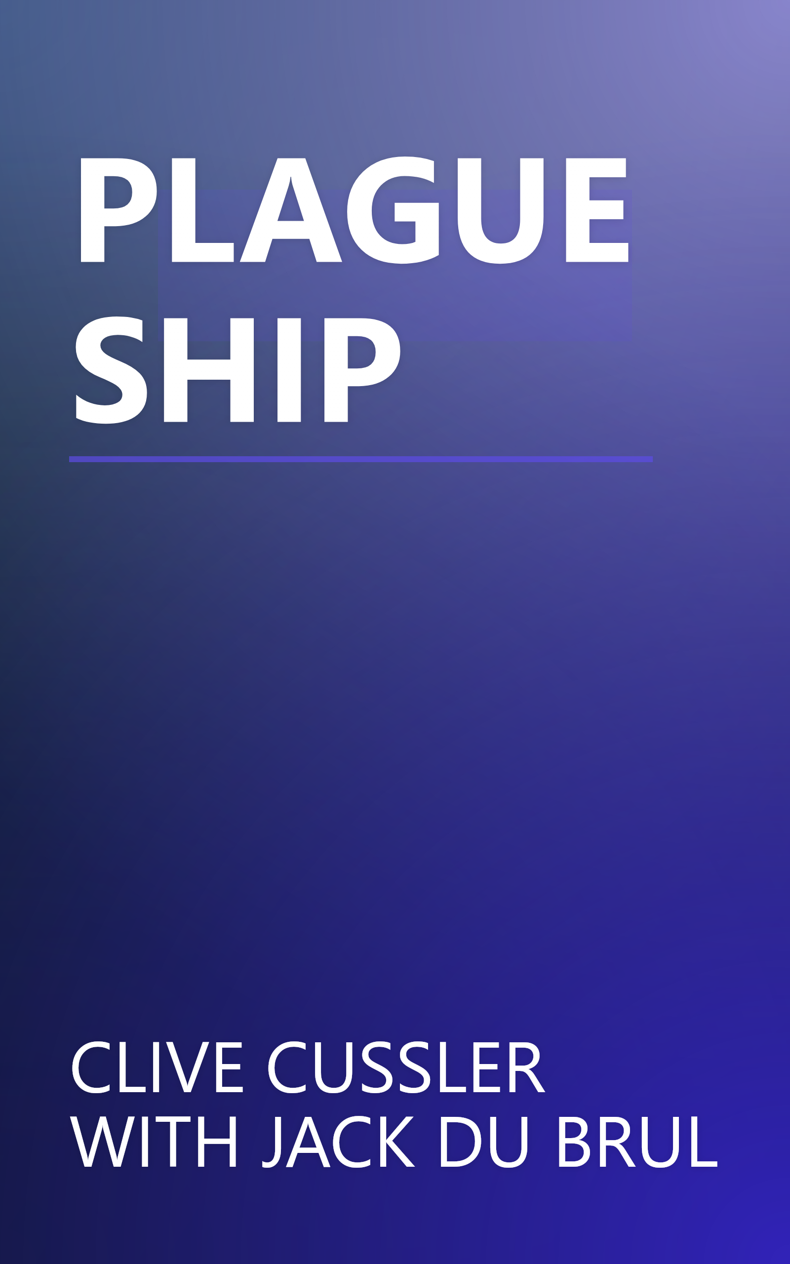 PLAGUE SHIP book cover