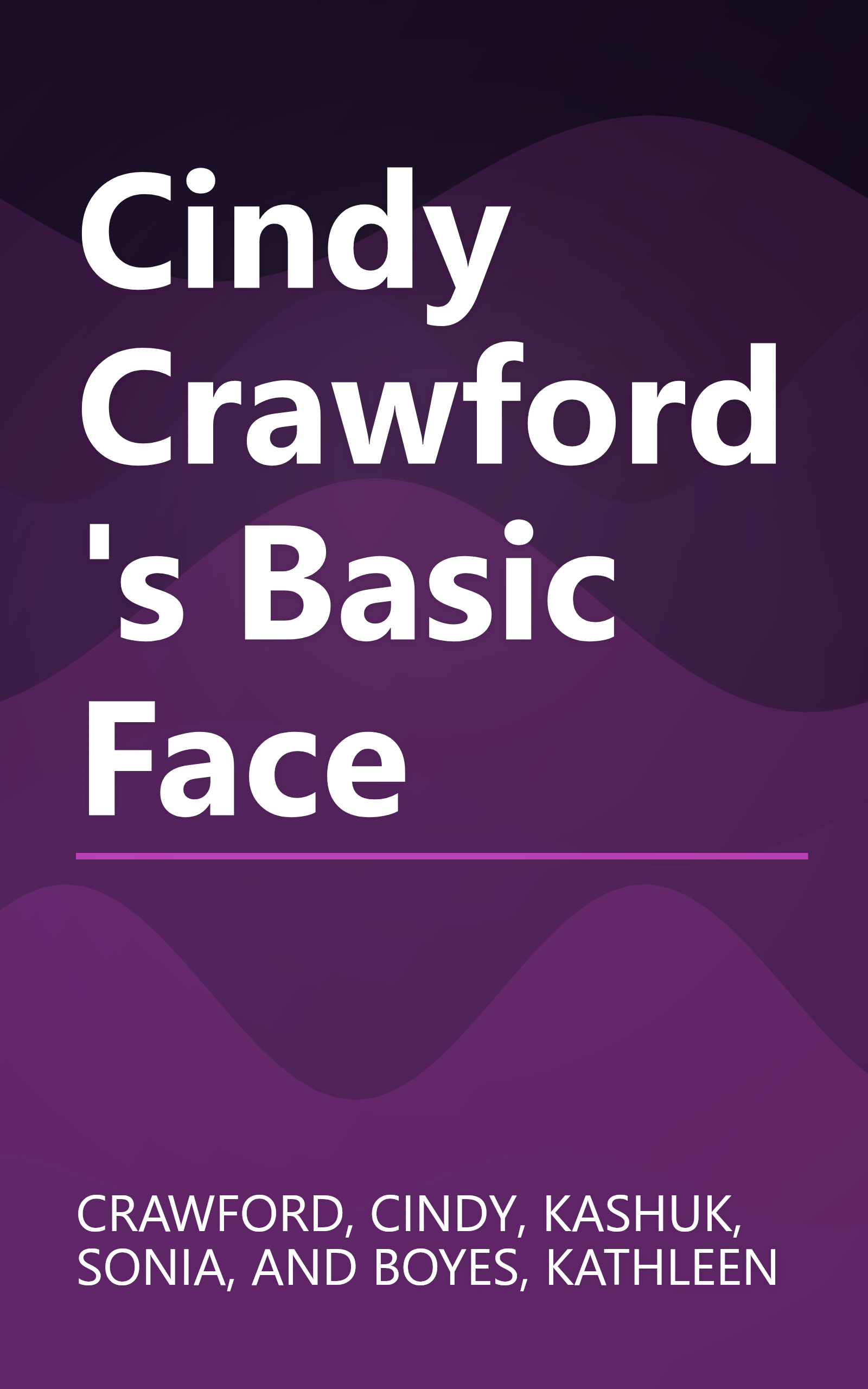 Cindy Crawford's Basic Face book cover