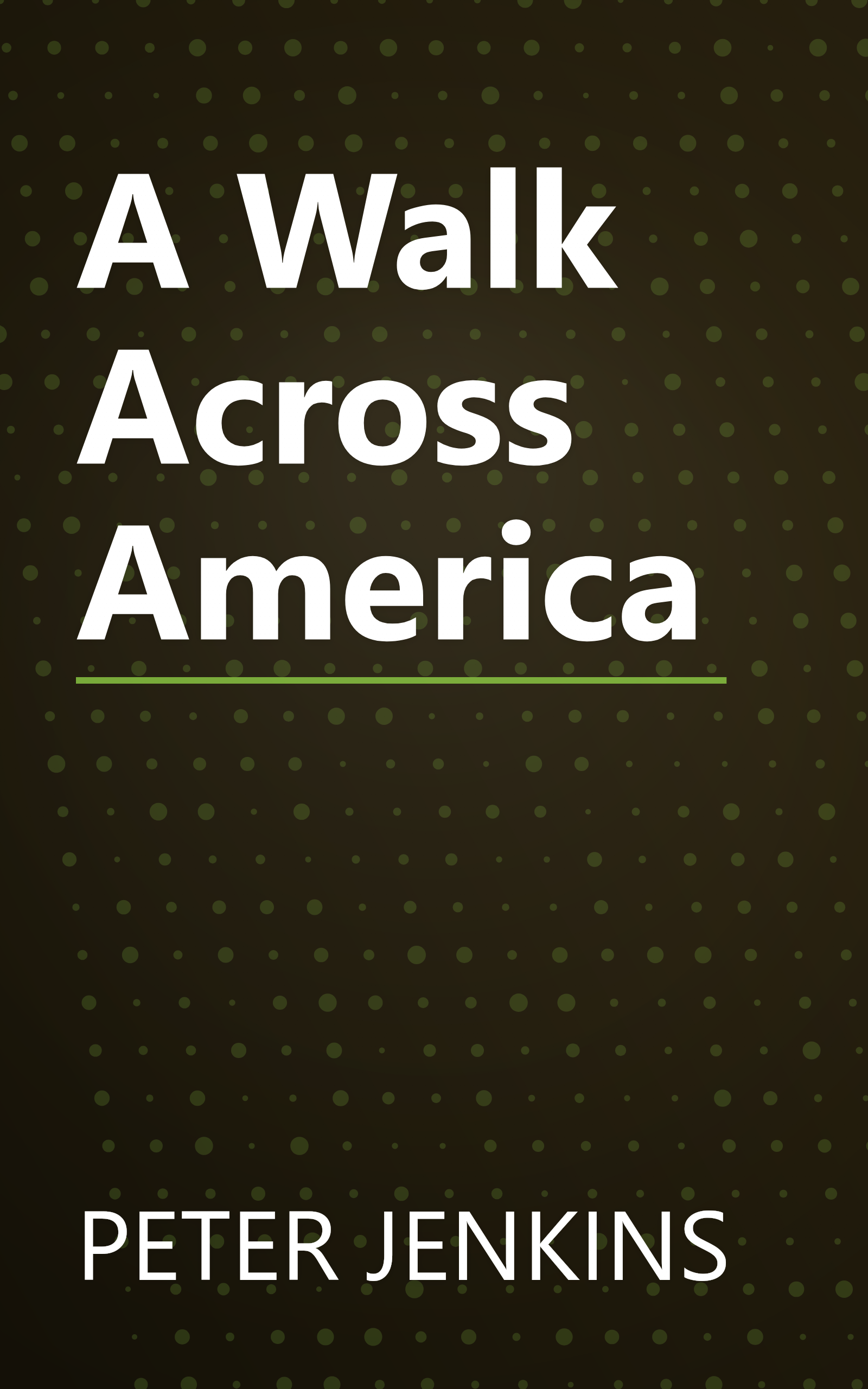 A Walk Across America book cover