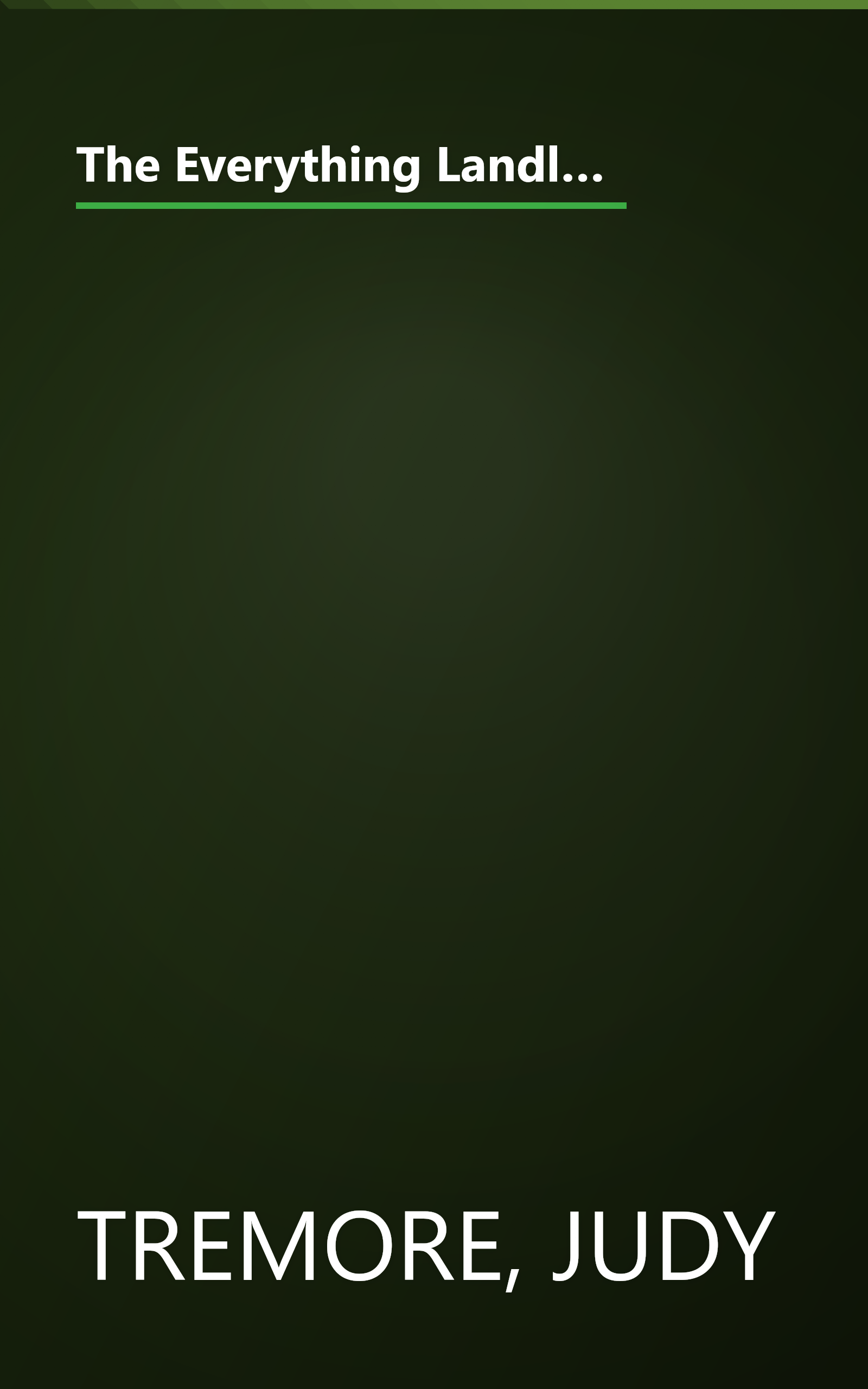 The Everything Landlording Book: An All-in-one Guide To Property Management (Everything (Business & Personal Finance)) book cover