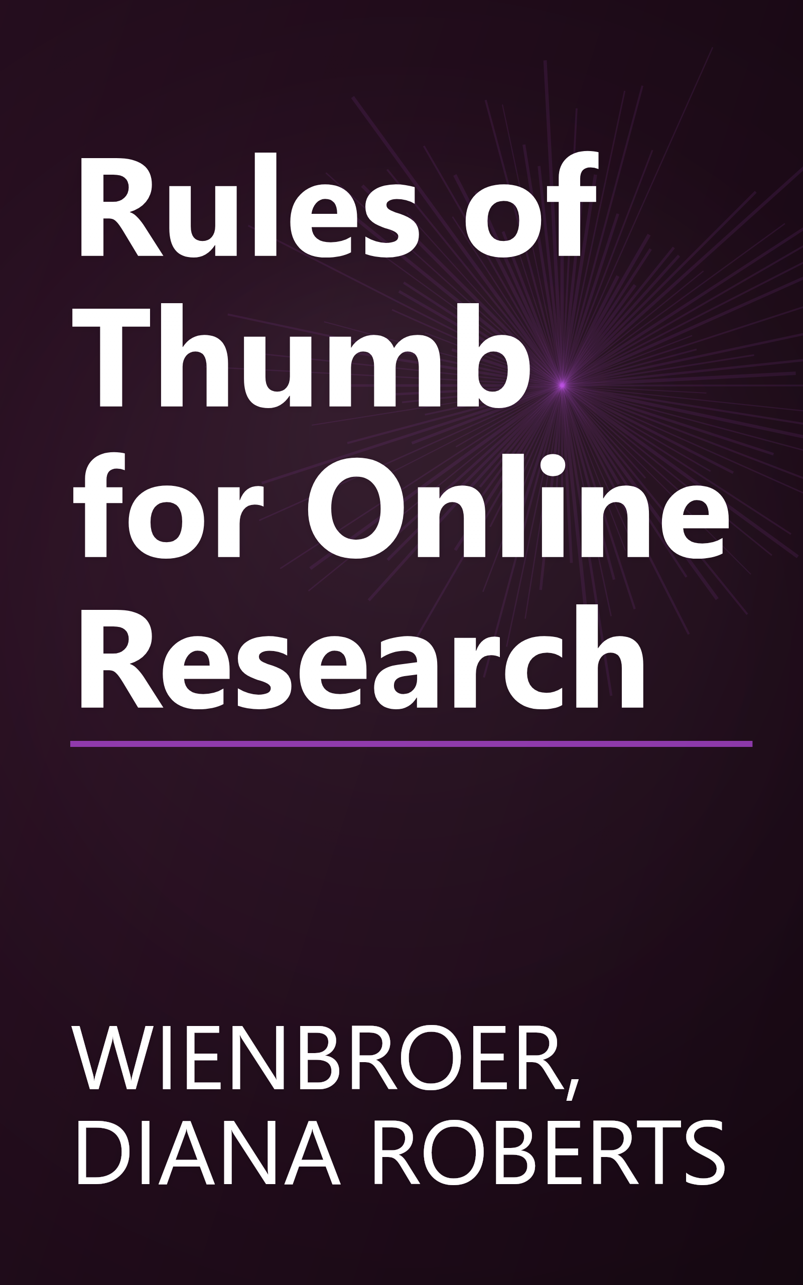 Rules of Thumb for Online Research book cover