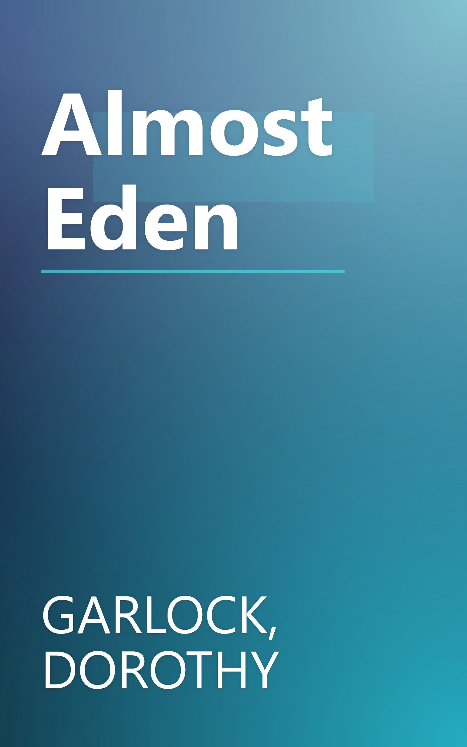 Almost Eden book cover