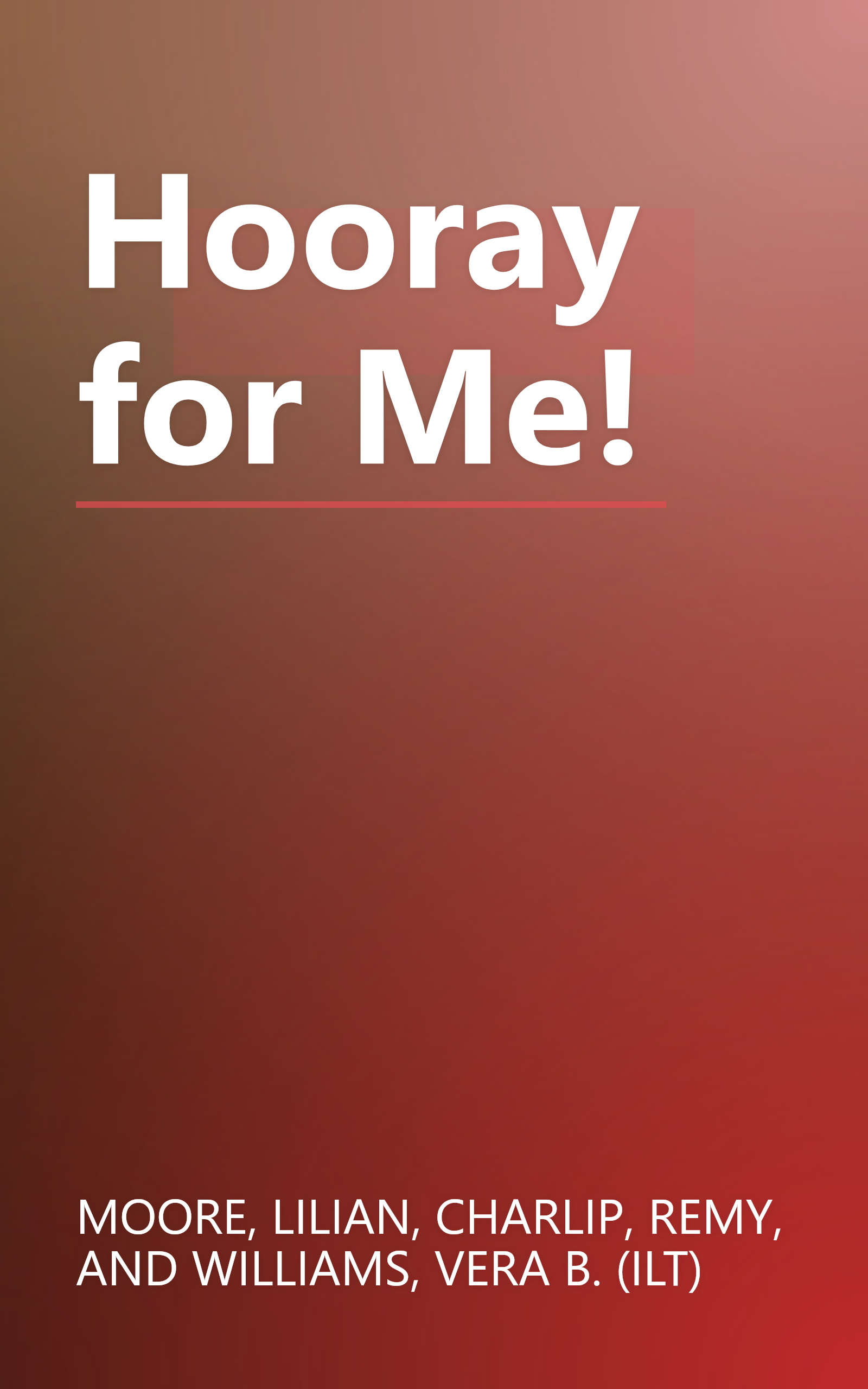 Hooray for Me! book cover