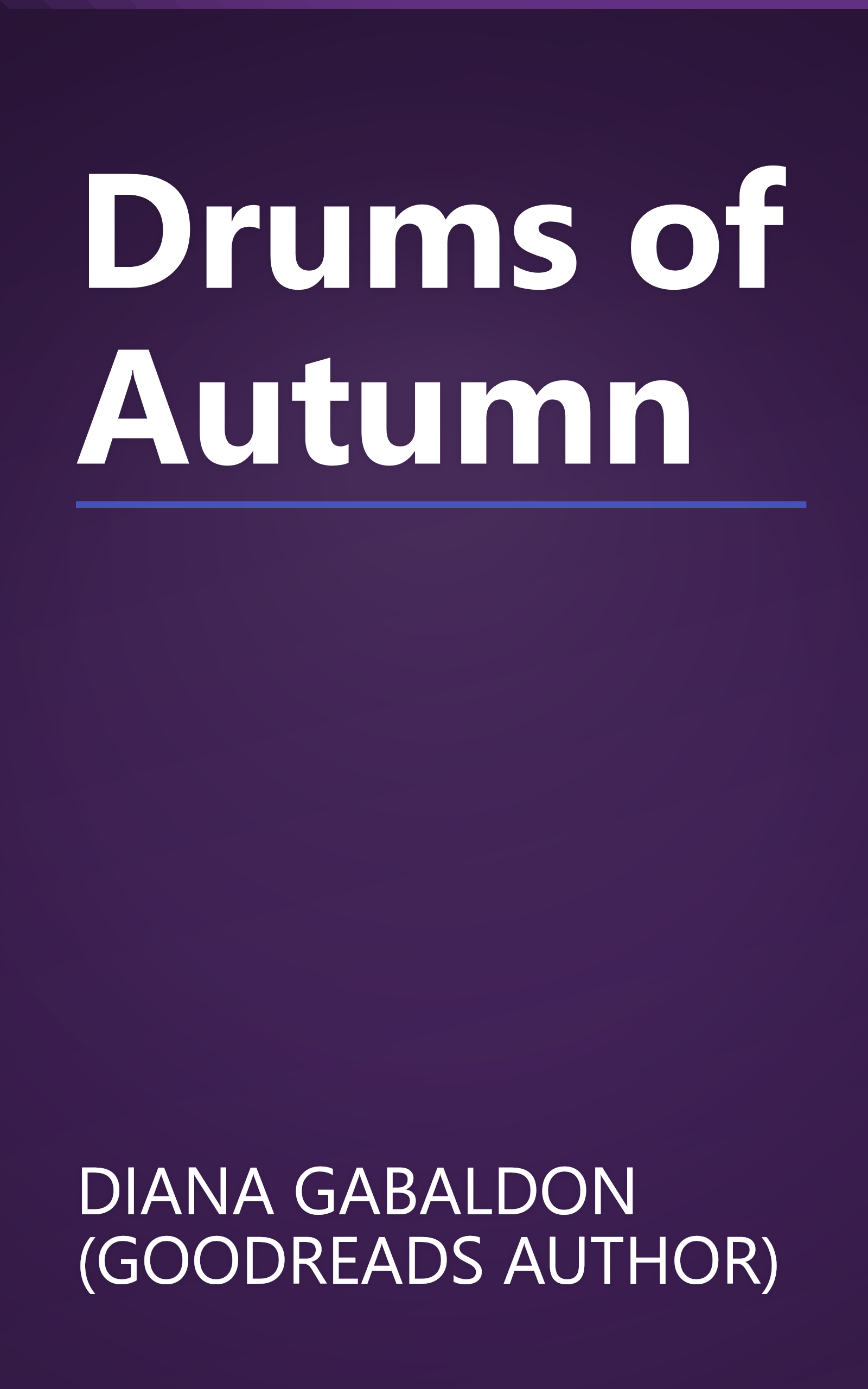 Drums of Autumn book cover