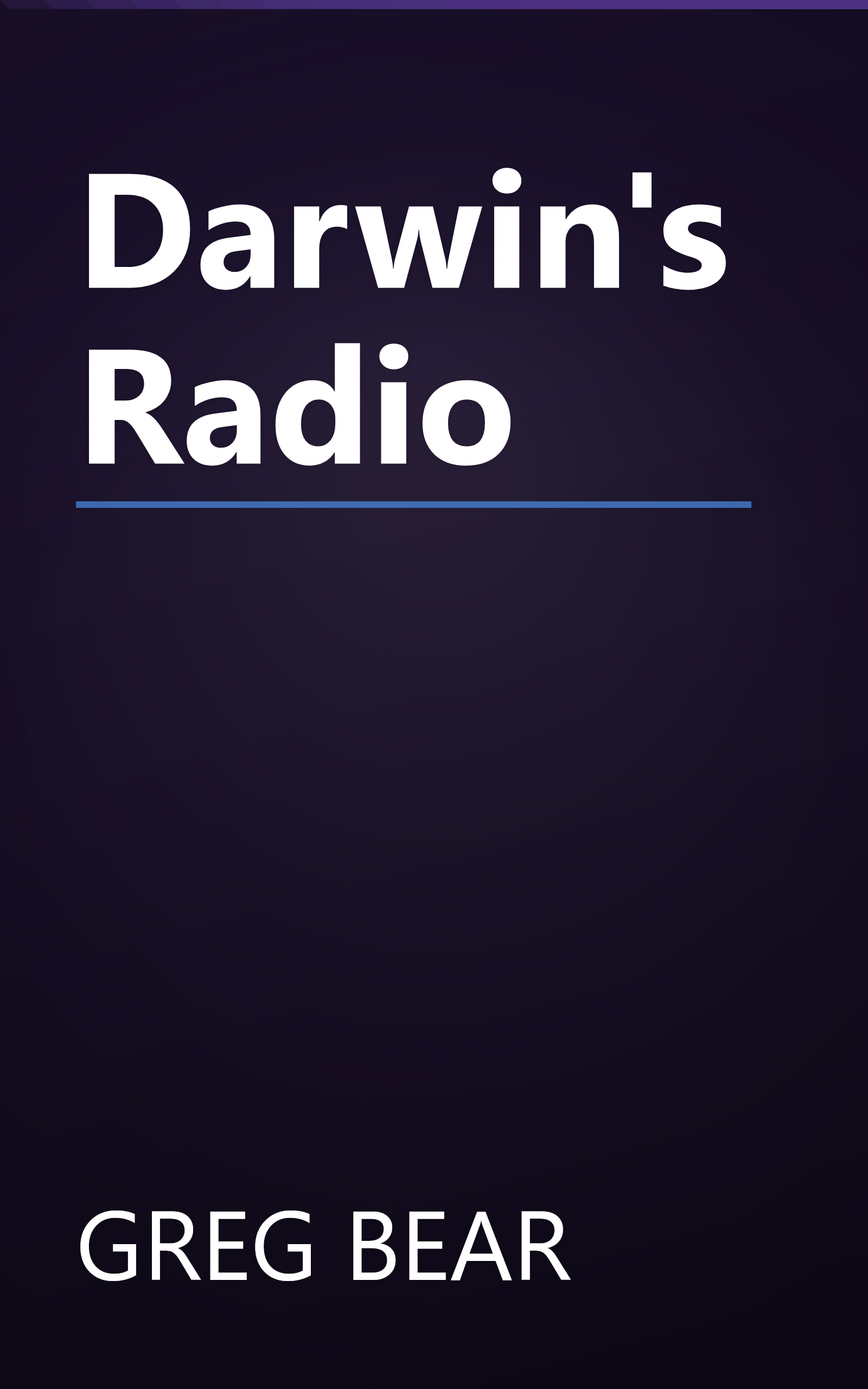 Darwin's Radio book cover