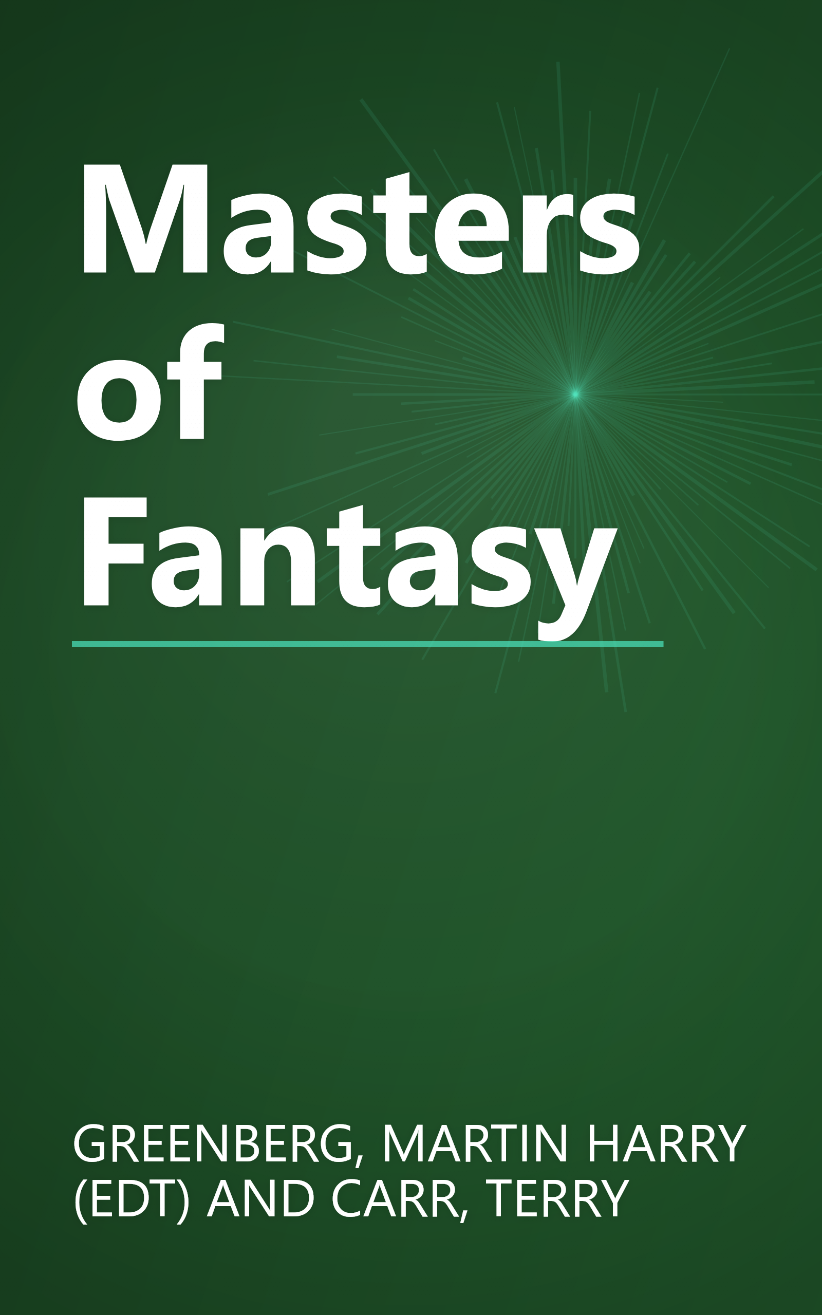 Masters of Fantasy book cover