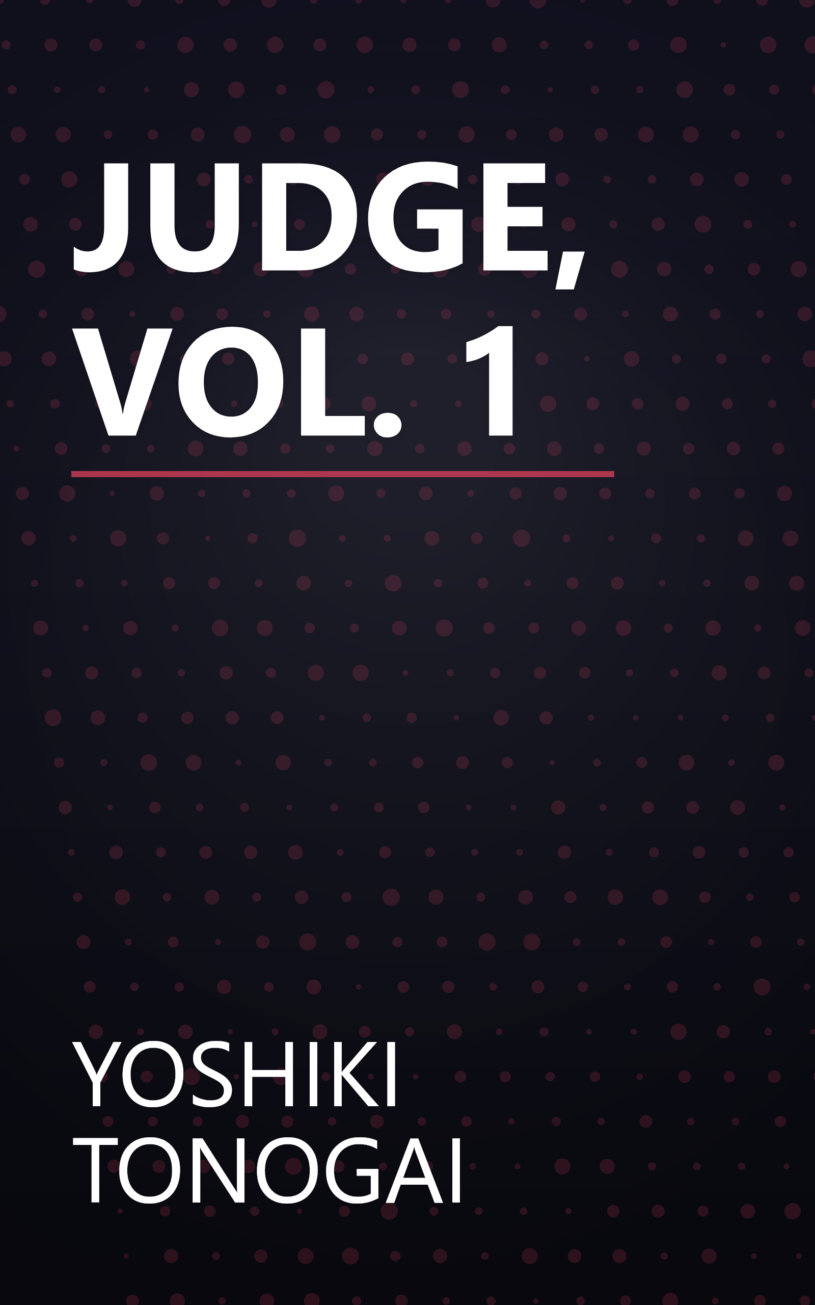 JUDGE, VOL. 1 book cover