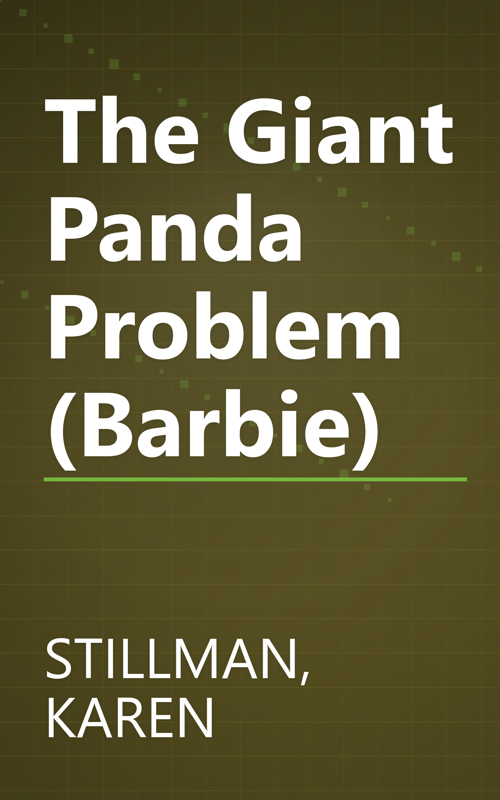 The Giant Panda Problem (Barbie) book cover