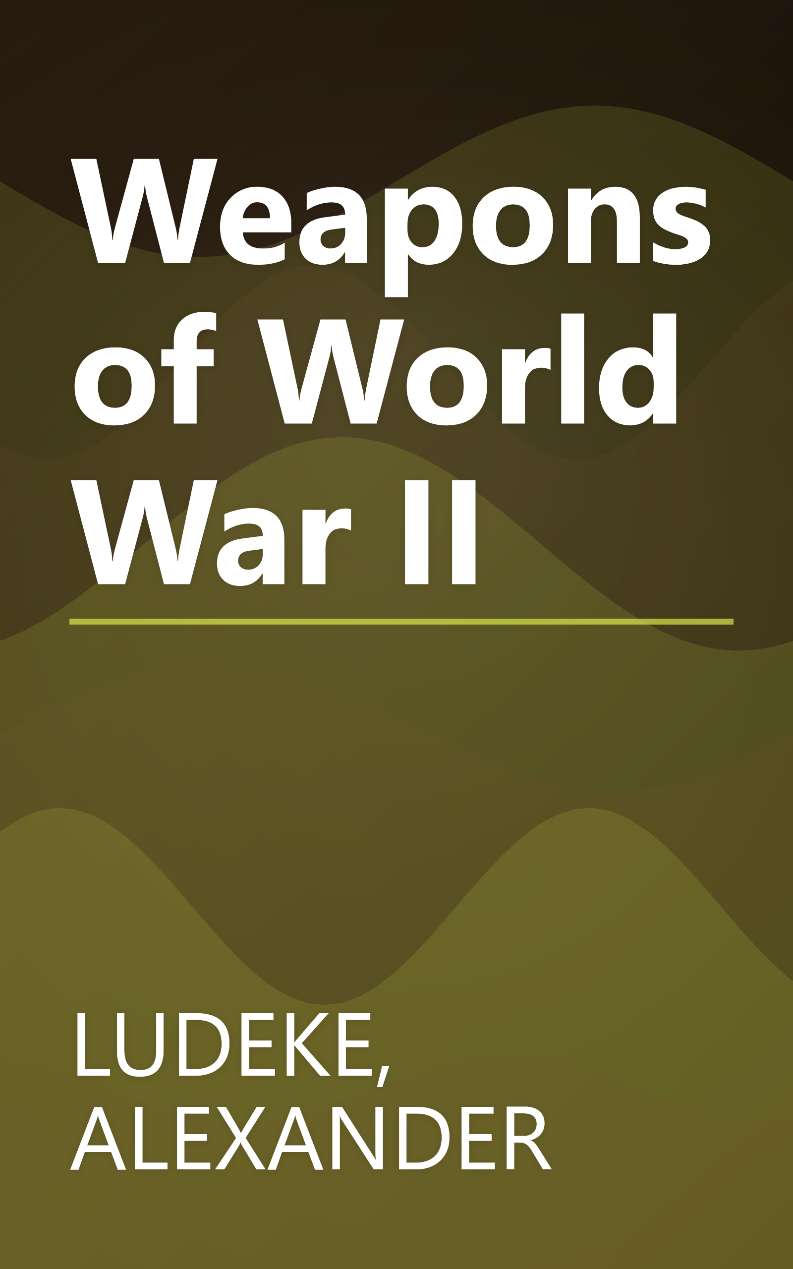 Weapons of World War II book cover