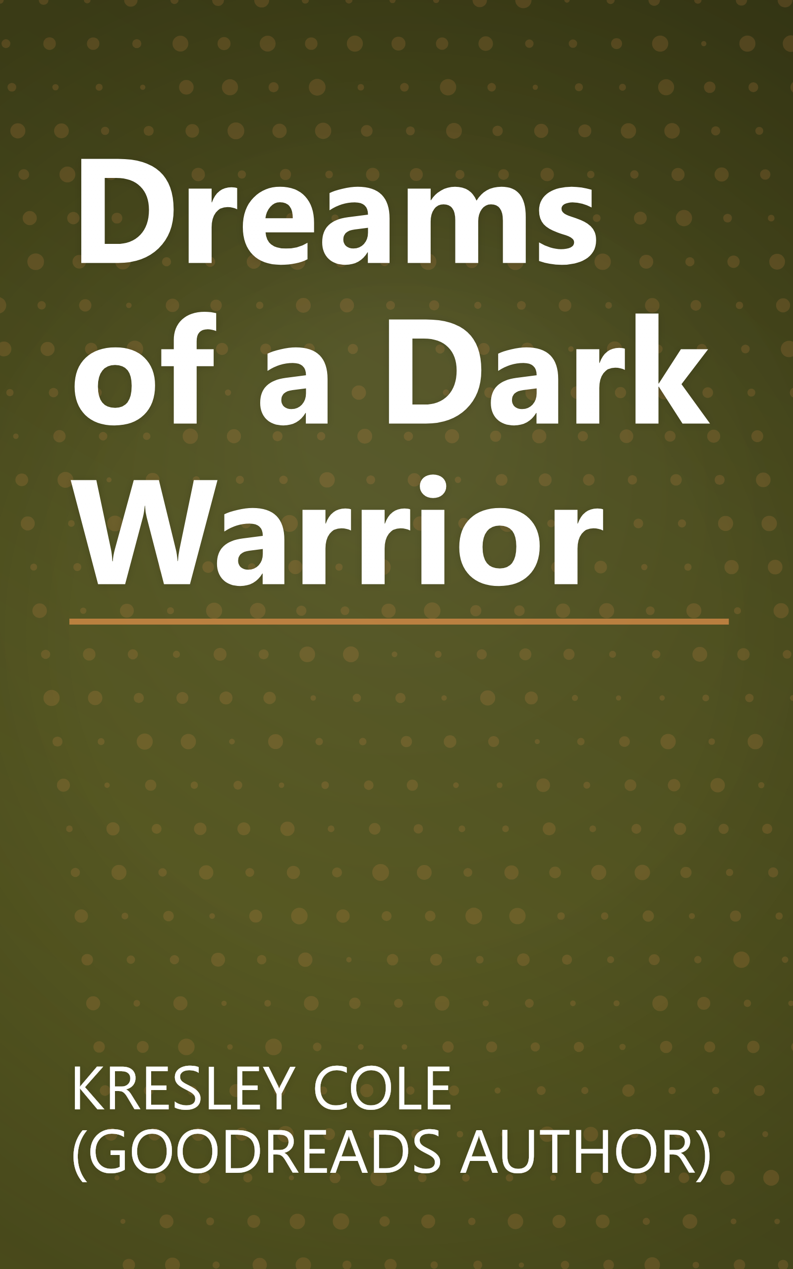 Dreams of a Dark Warrior book cover