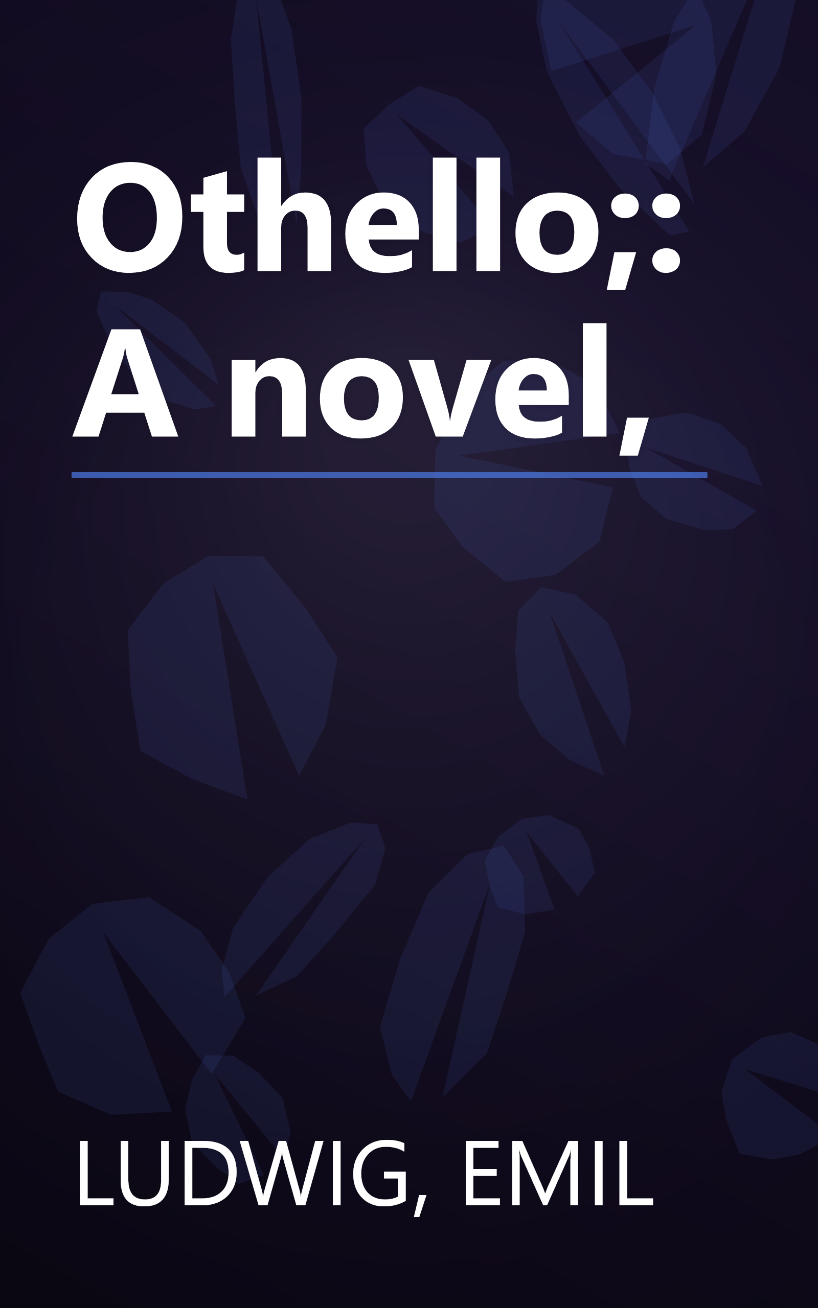 Othello;: A novel, book cover