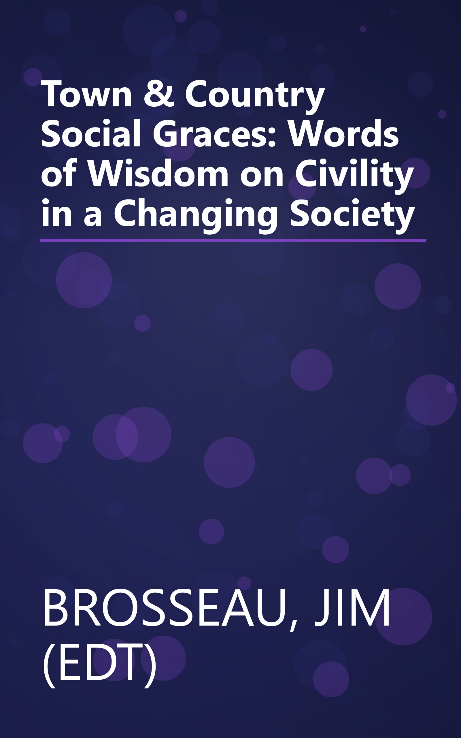 Town & Country Social Graces: Words of Wisdom on Civility in a Changing Society book cover