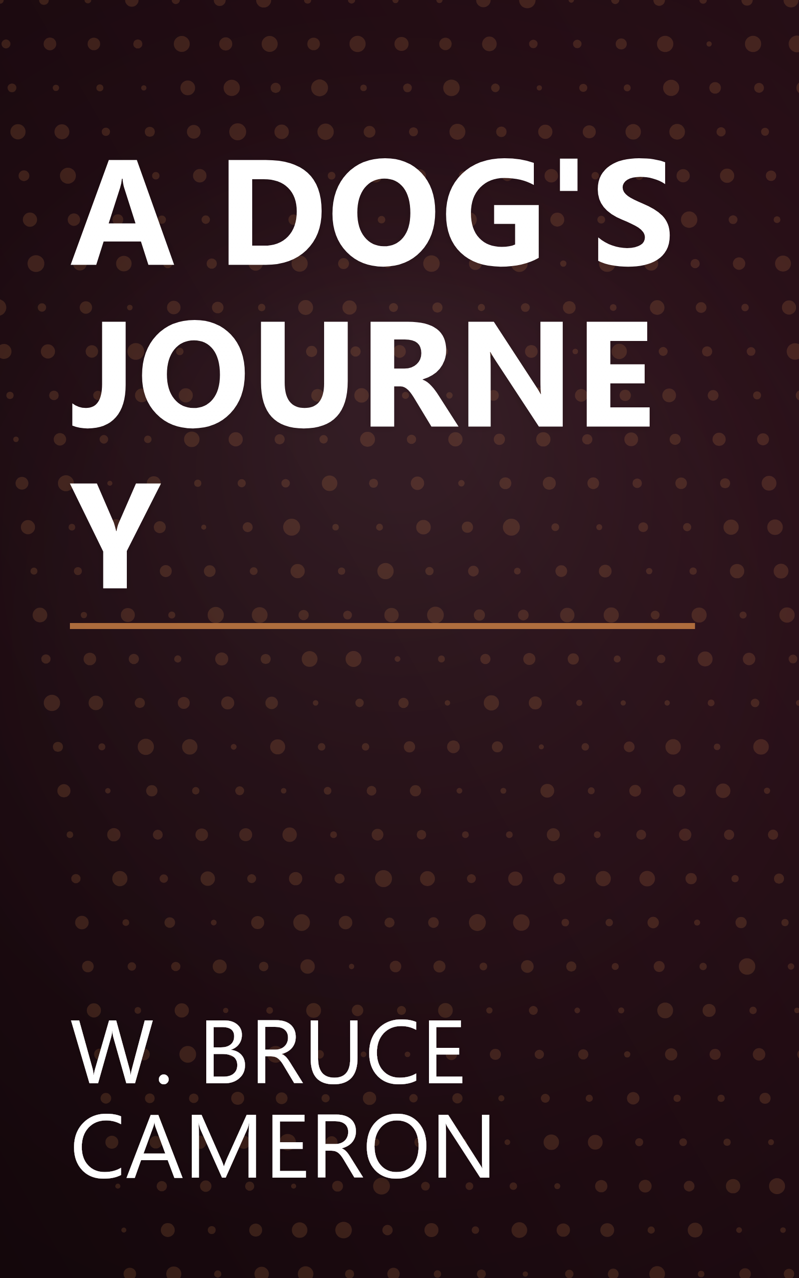 A DOG'S JOURNEY book cover