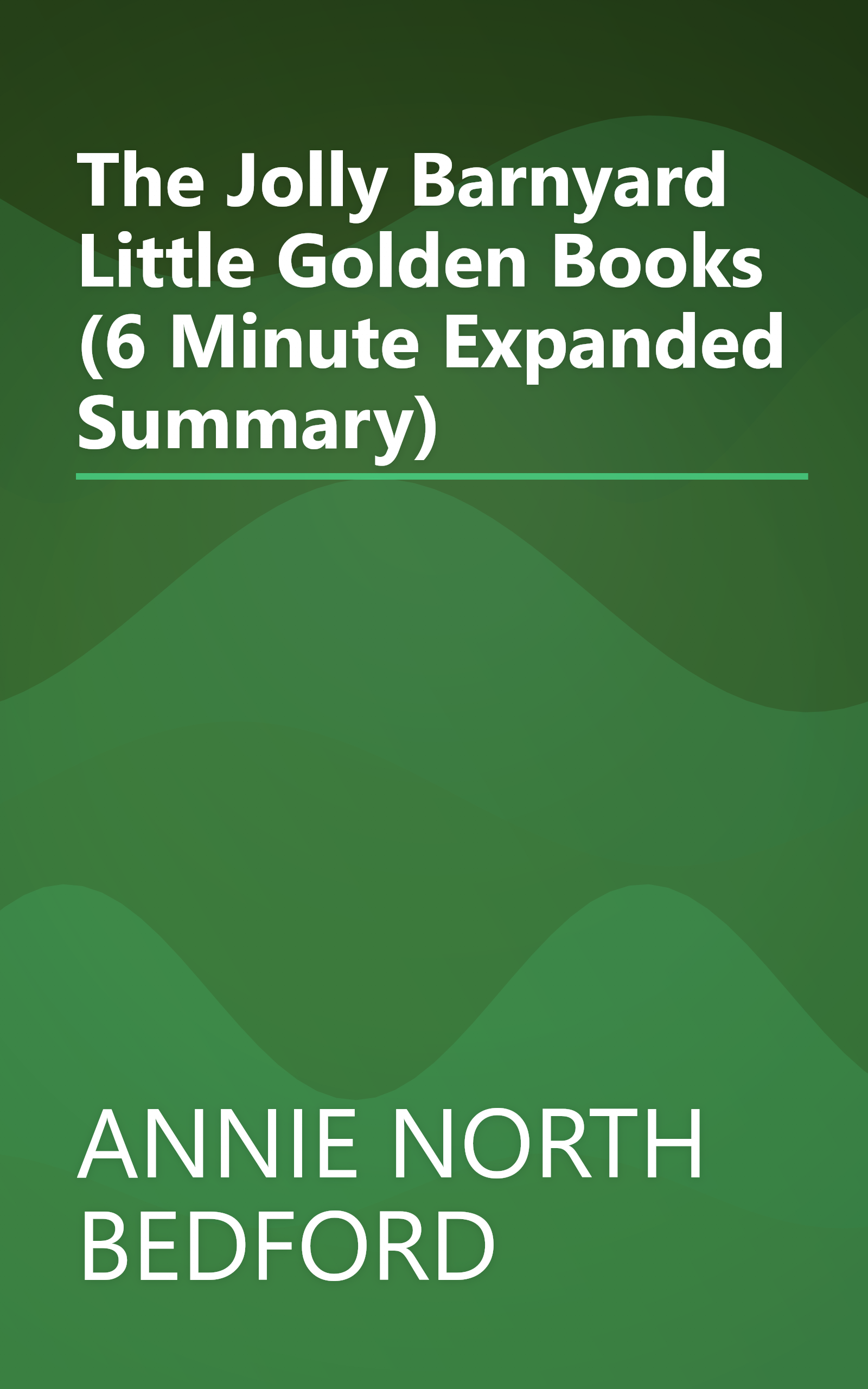 The Jolly Barnyard  Little Golden Books  (6 Minute   Expanded Summary) book cover