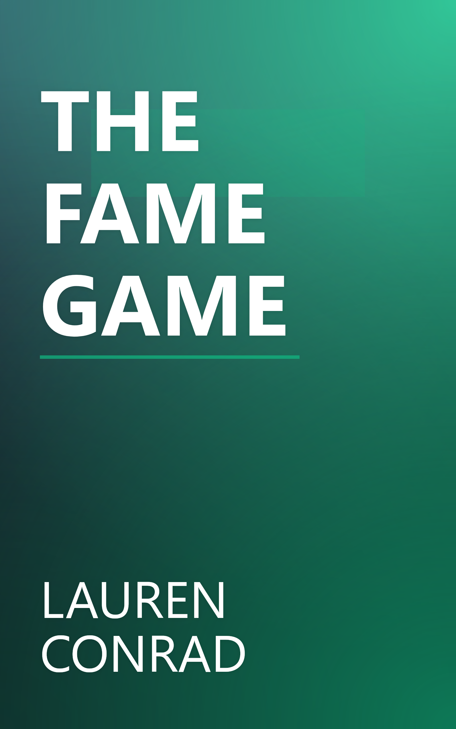 THE FAME GAME book cover
