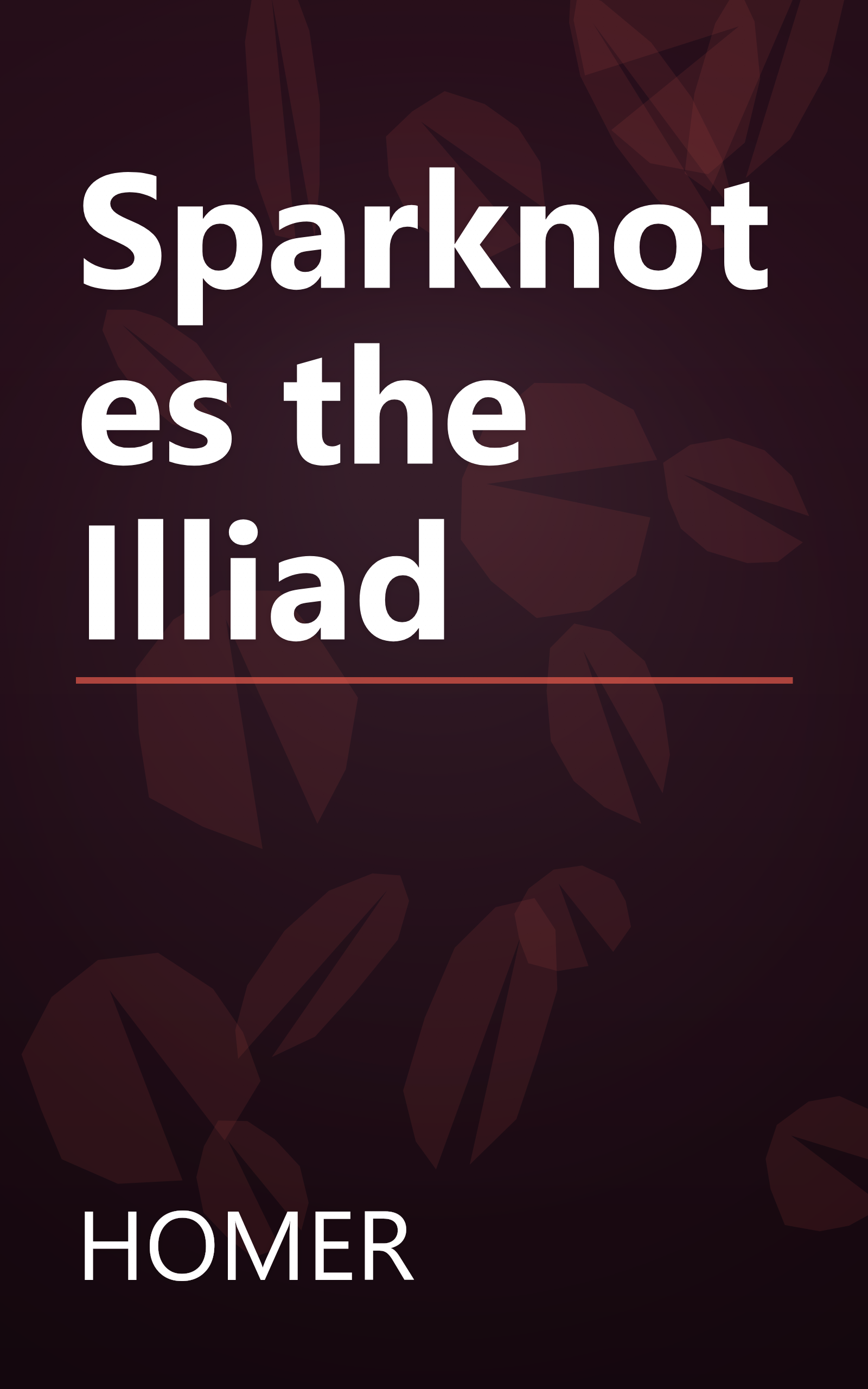 Sparknotes the Illiad book cover