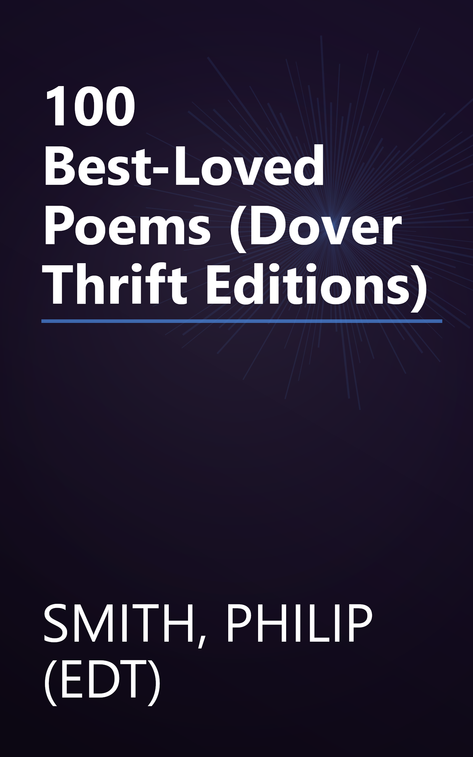 100 Best-Loved Poems (Dover Thrift Editions) book cover