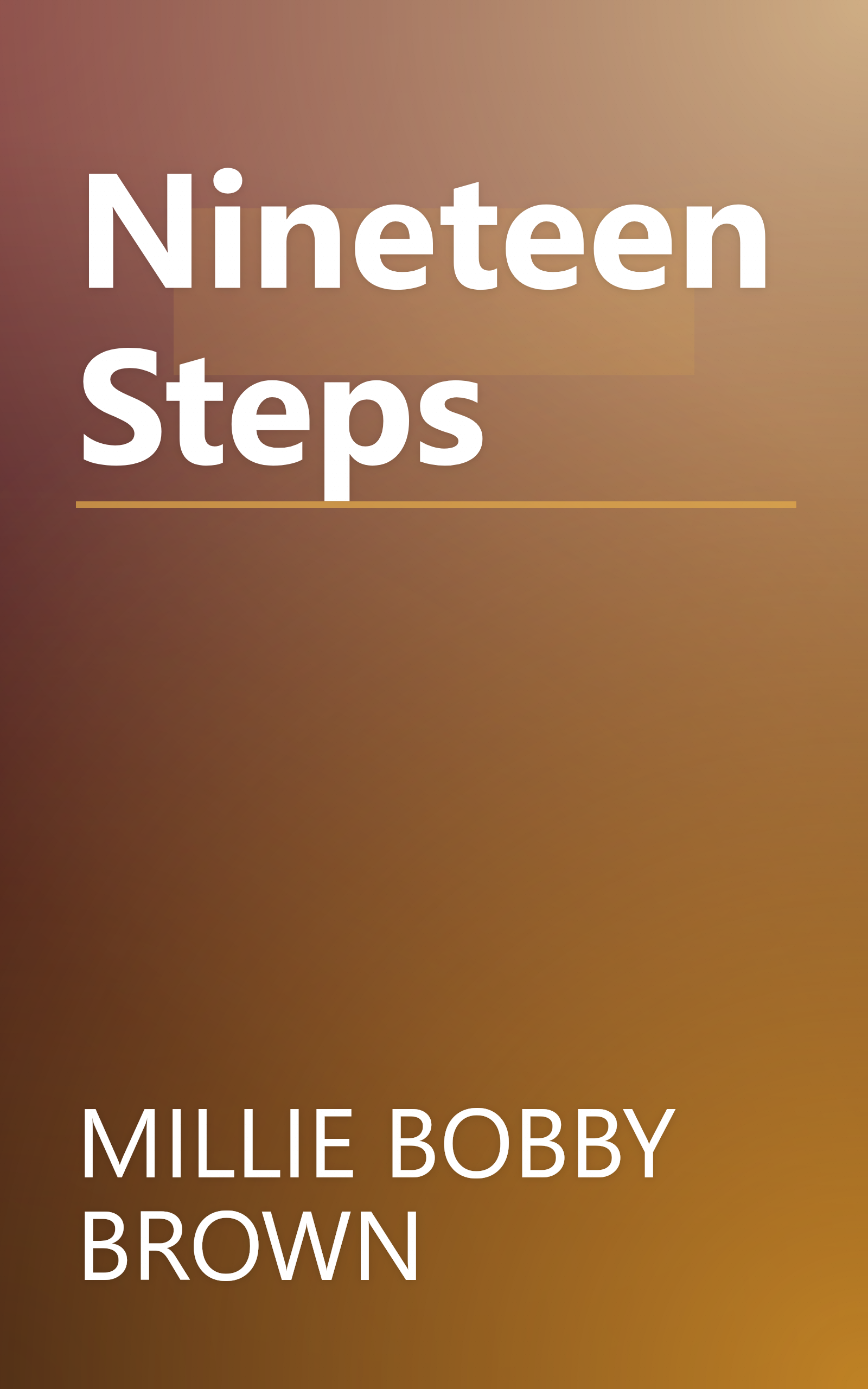 Nineteen Steps book cover