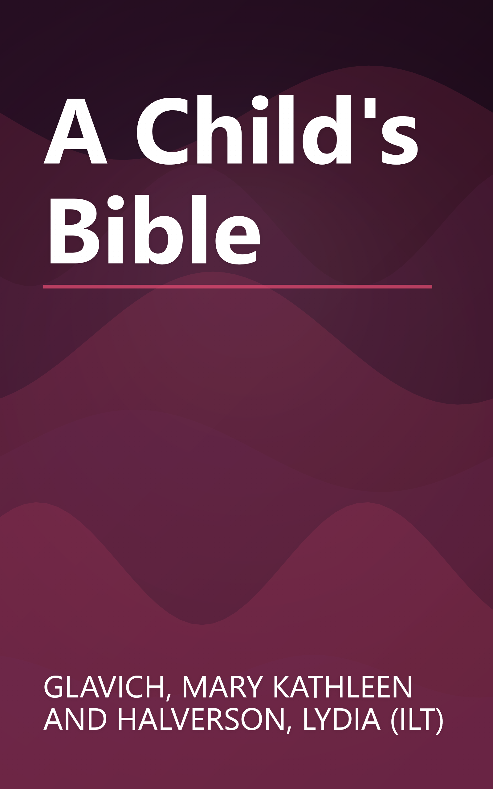 A Child's Bible book cover