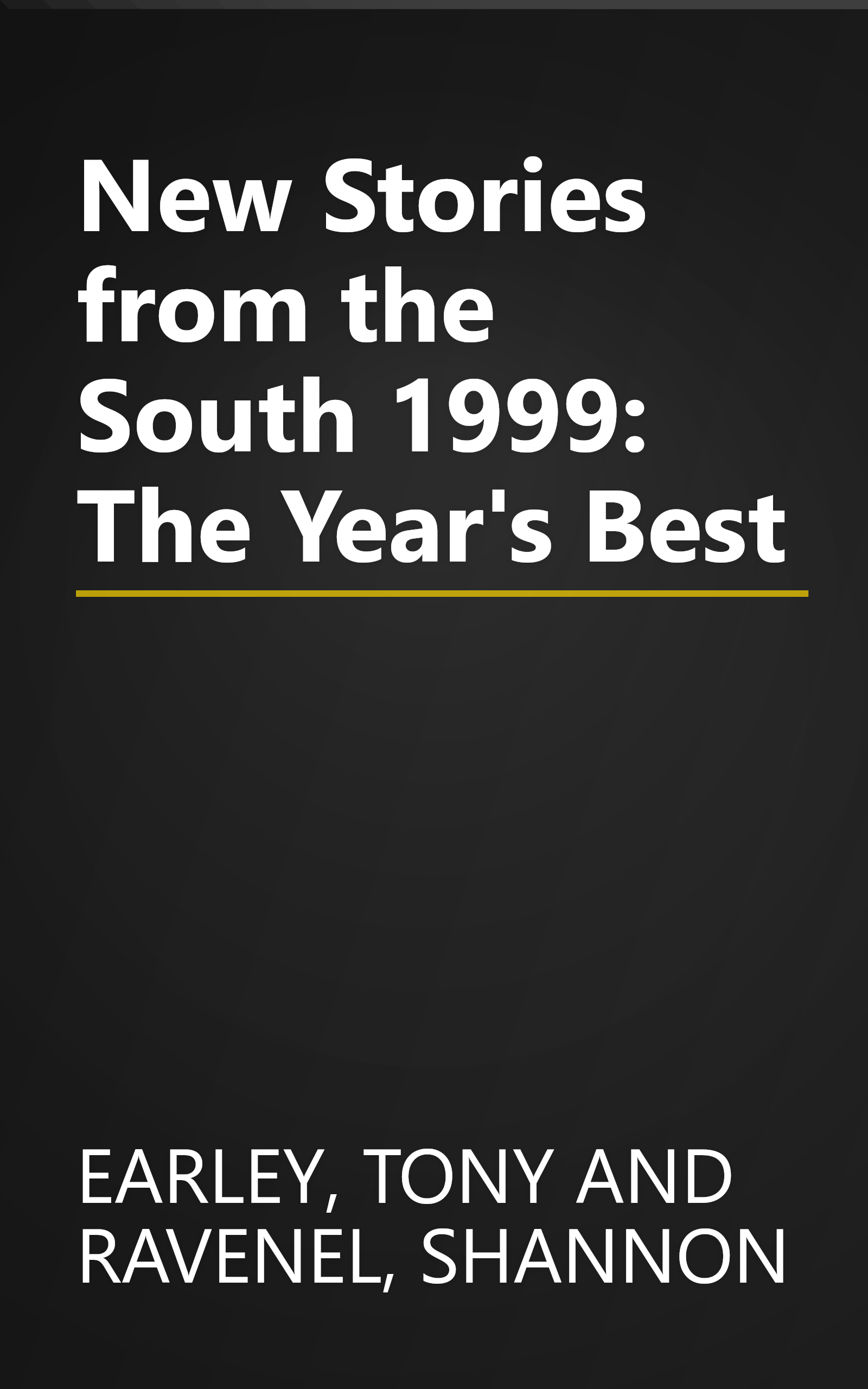 New Stories from the South 1999: The Year's Best book cover