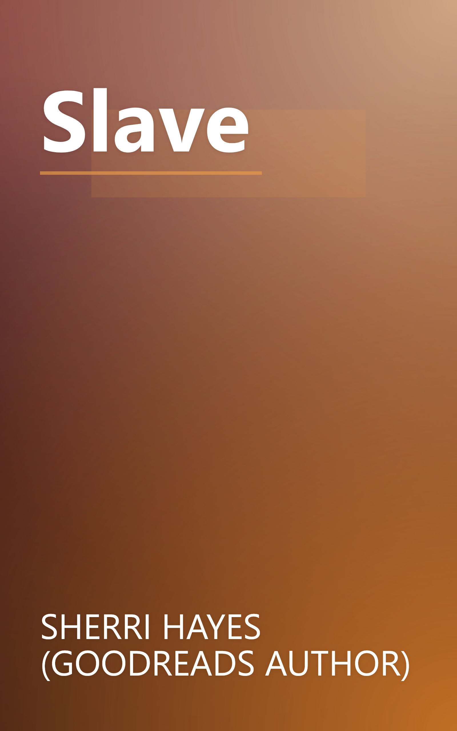 Slave book cover