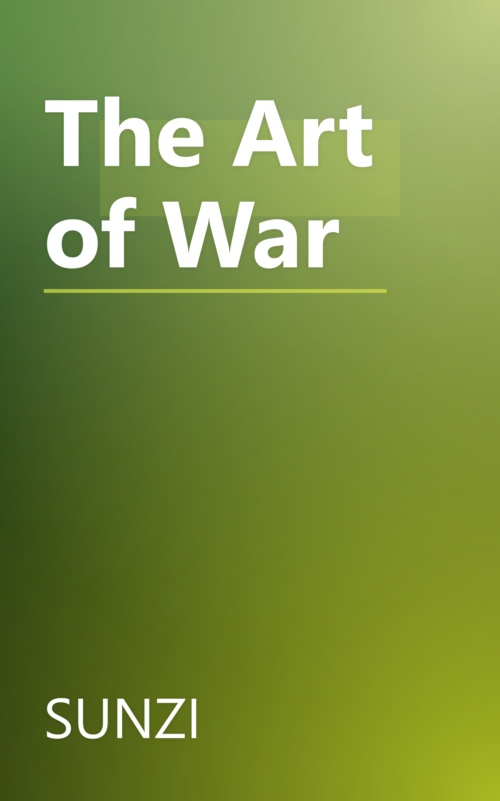 The Art of War book cover