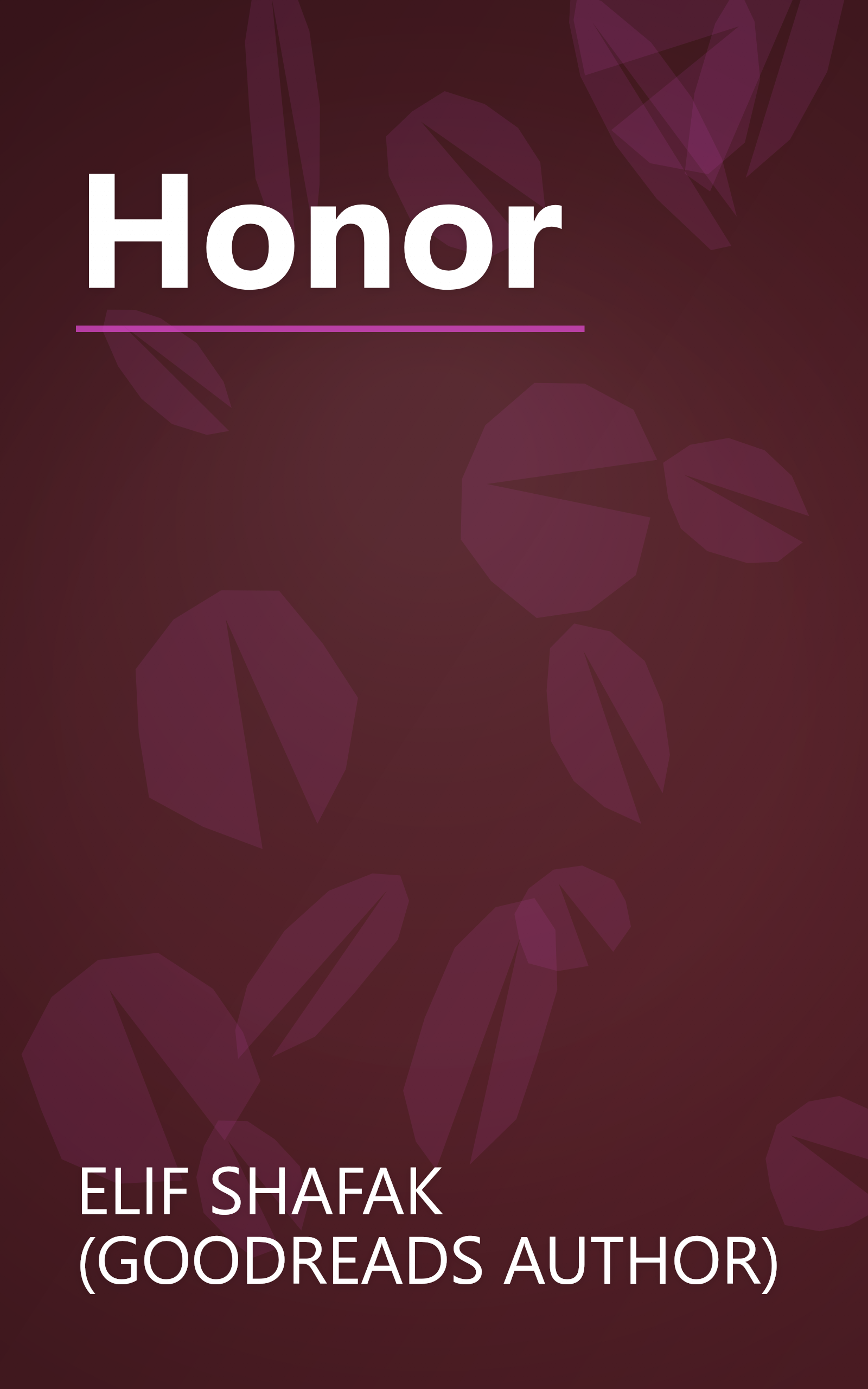 Honor book cover