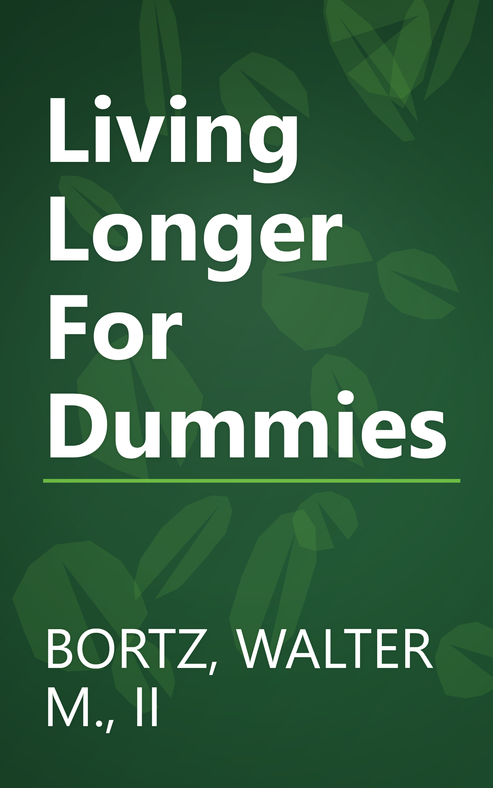 Living Longer For Dummies book cover