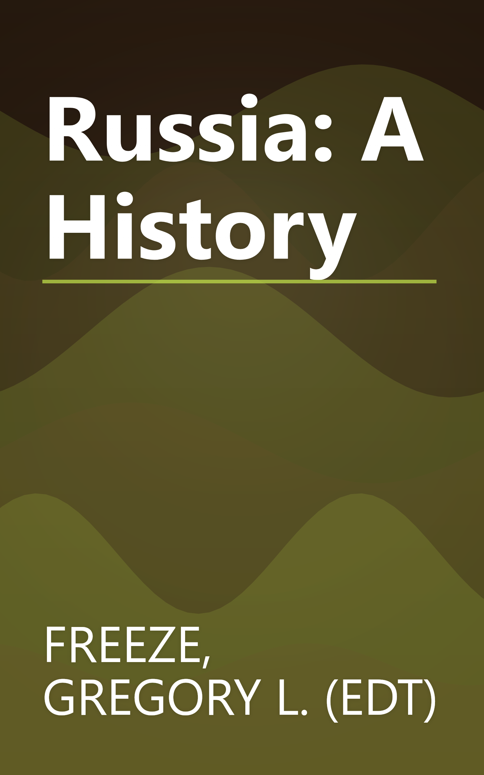 Russia: A History book cover