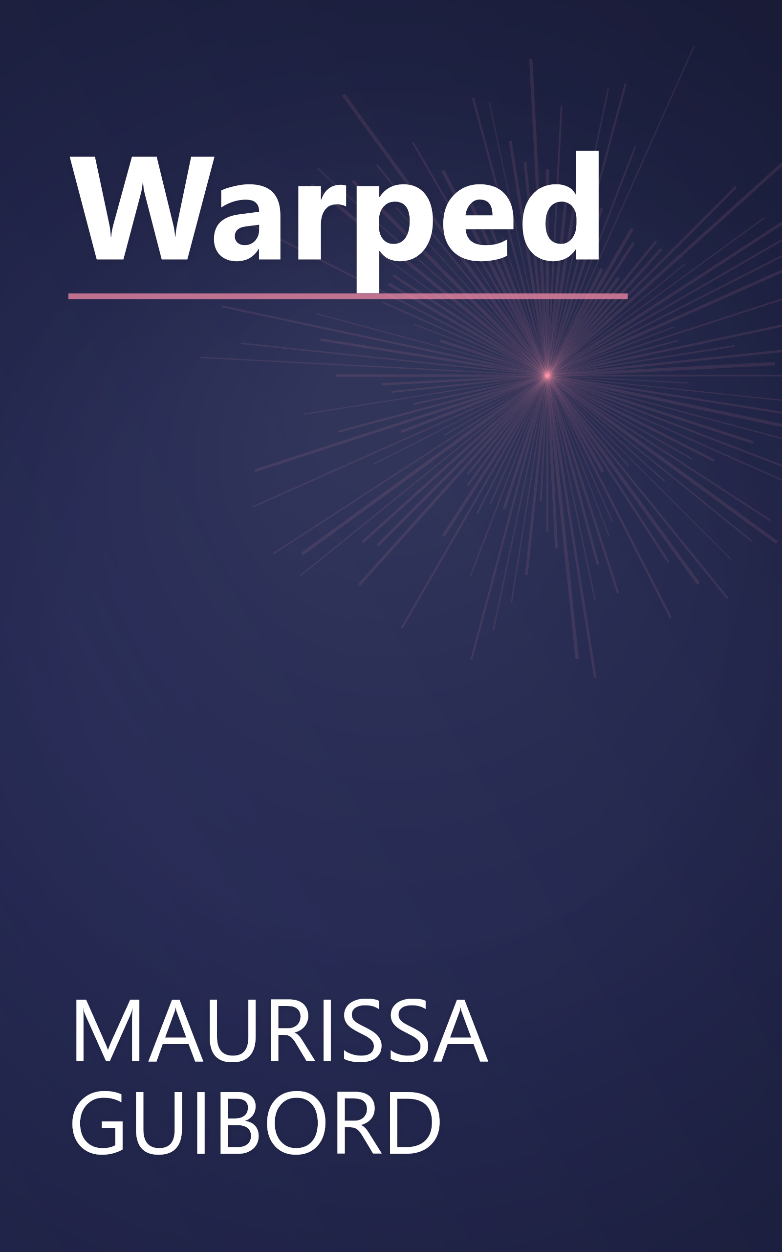 Warped book cover