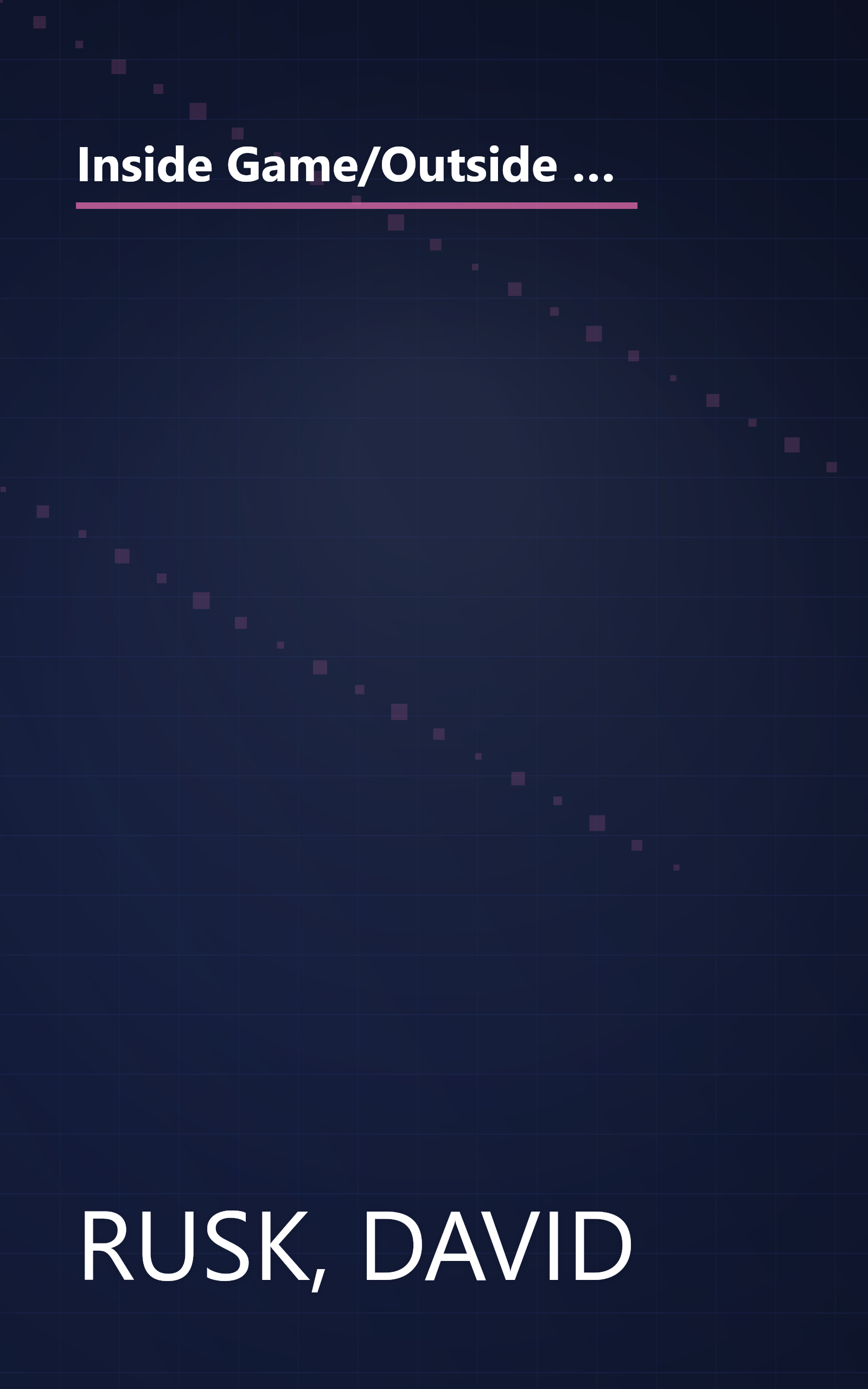 Inside Game/Outside Game: Winning Strategies for Saving Urban America (Century Foundation Books (Brookings Hardcover)) book cover