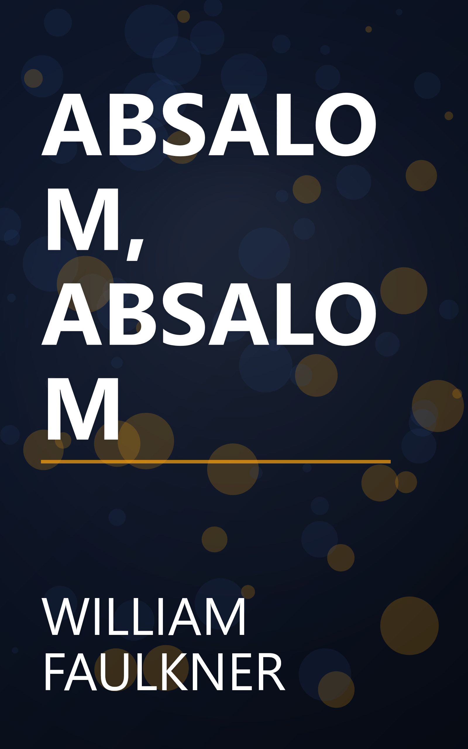 ABSALOM, ABSALOM book cover