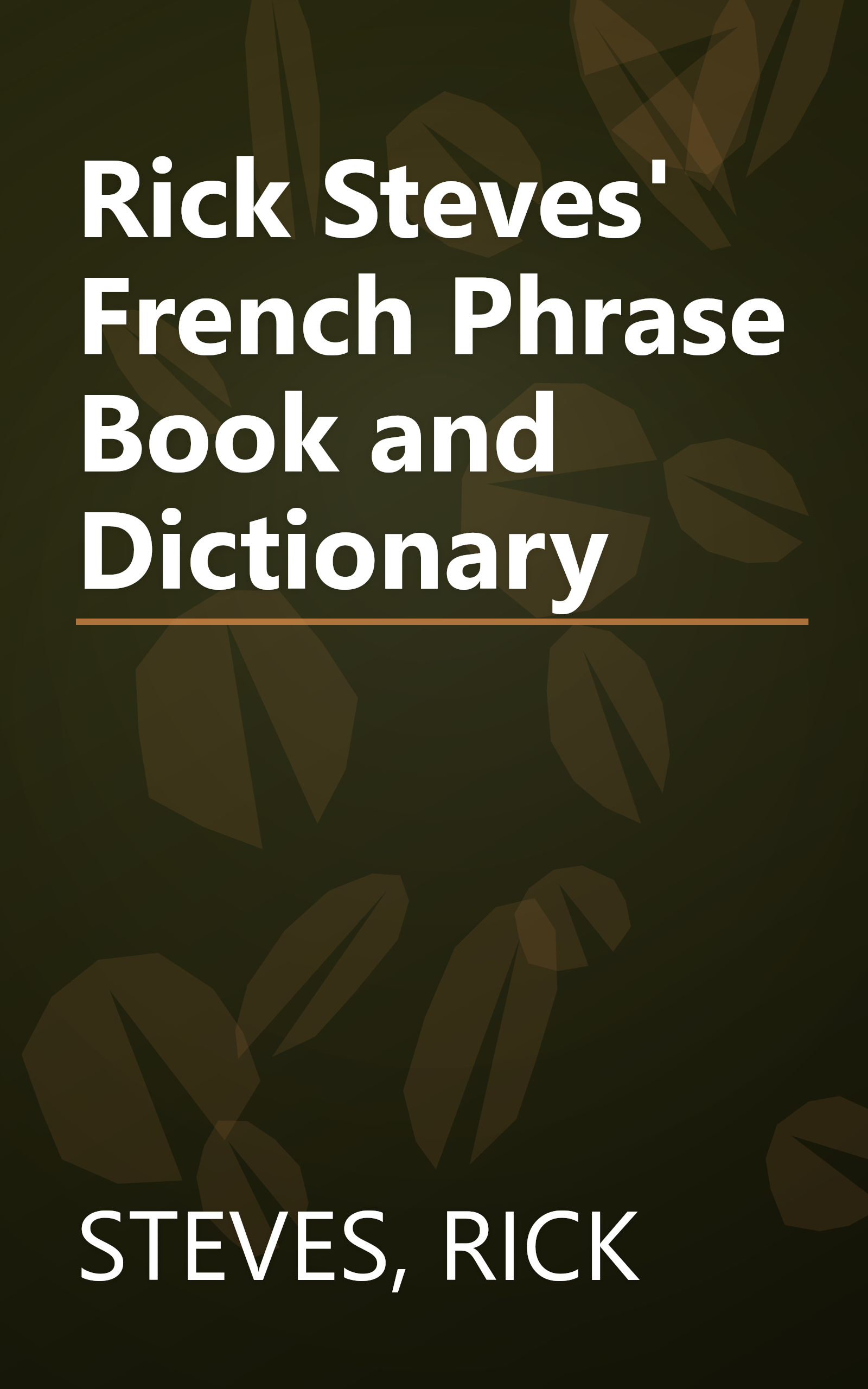 Rick Steves' French Phrase Book and Dictionary book cover