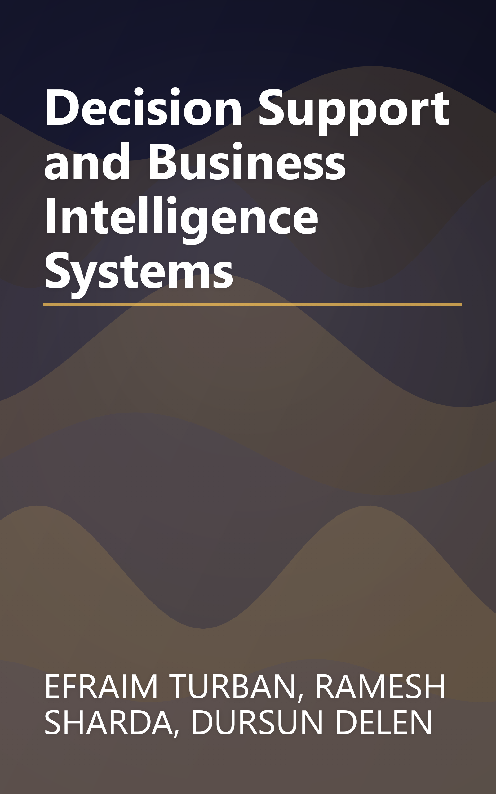 Decision Support and Business Intelligence Systems book cover