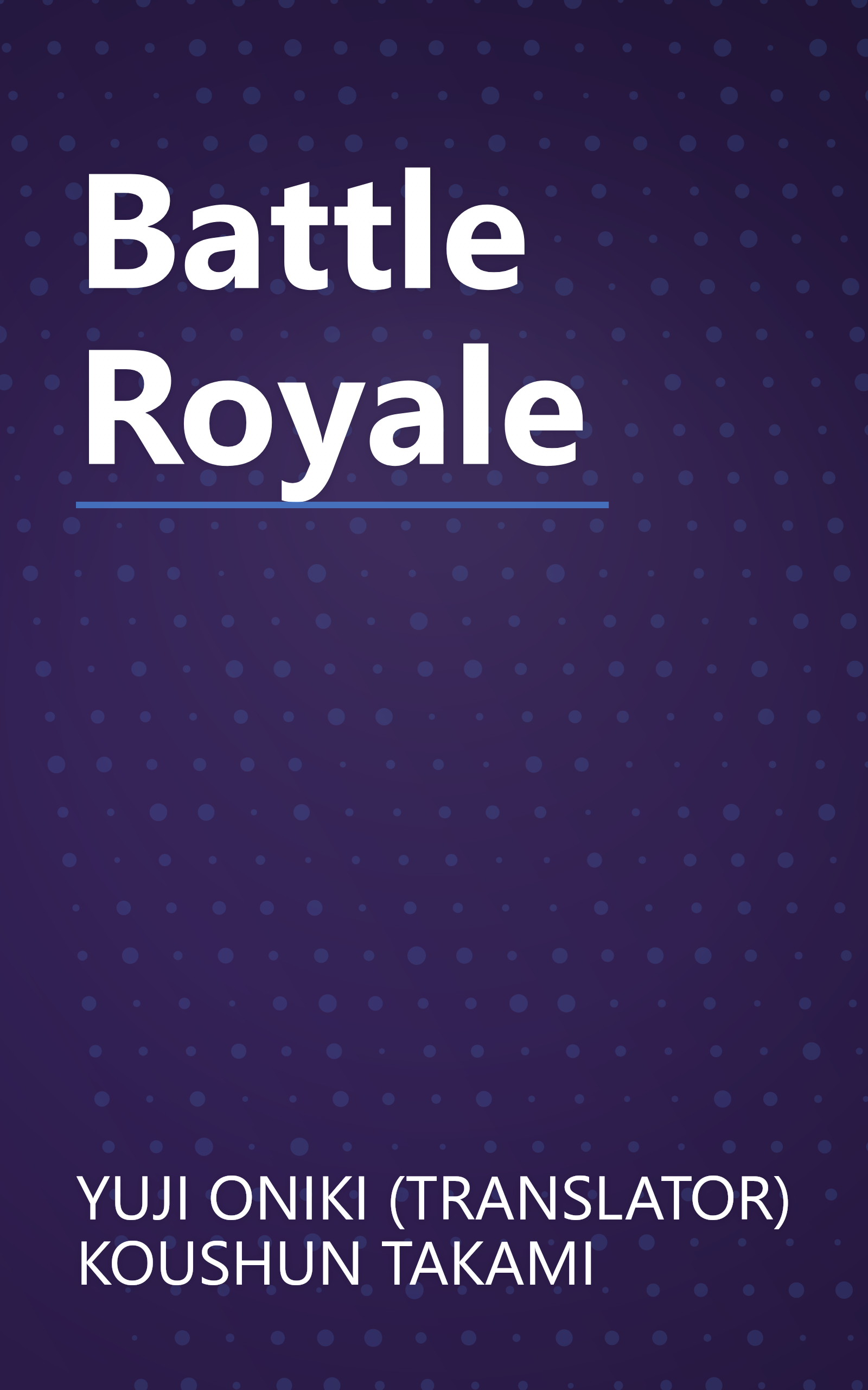 Battle Royale book cover