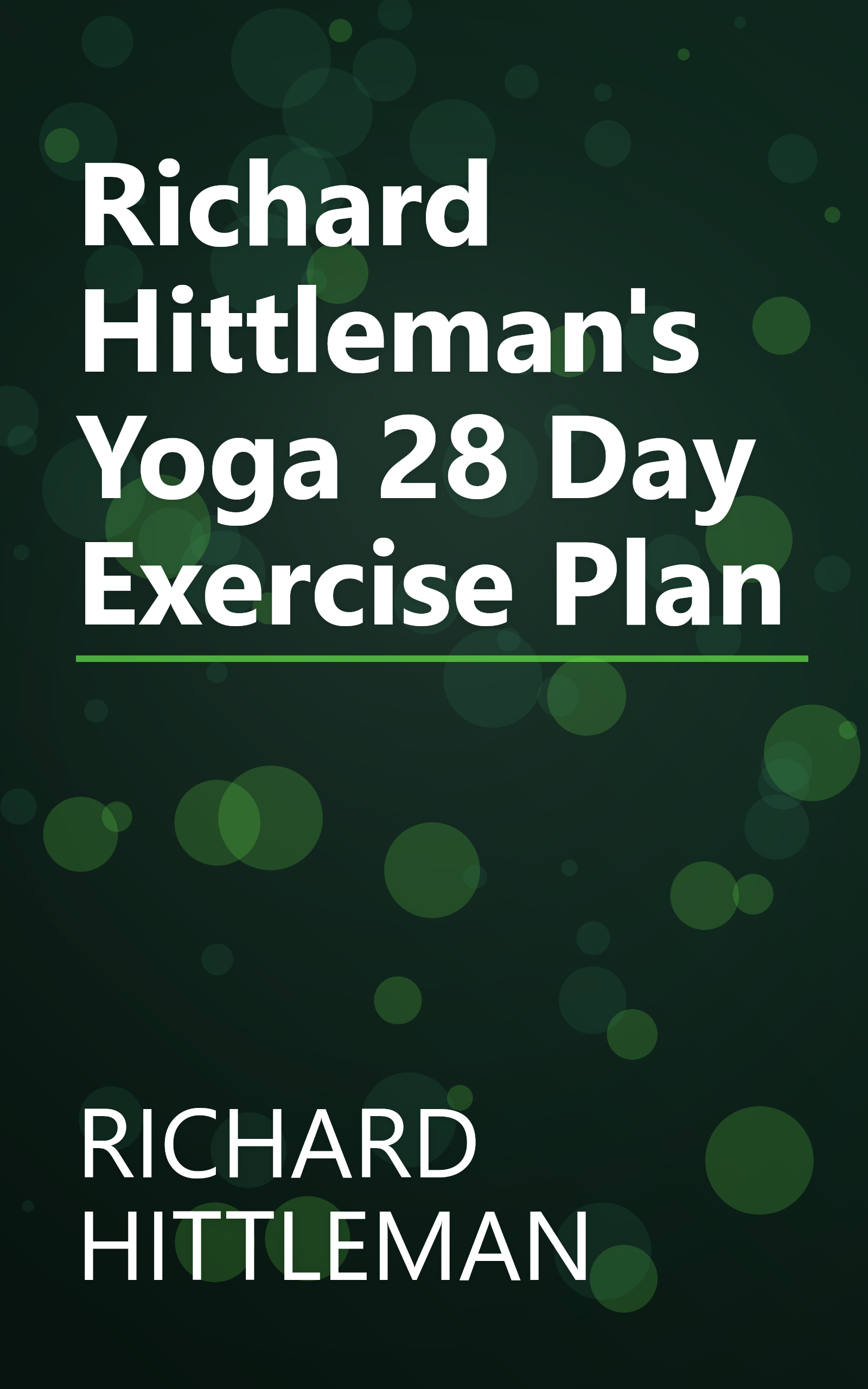Richard Hittleman's Yoga 28 Day Exercise Plan book cover