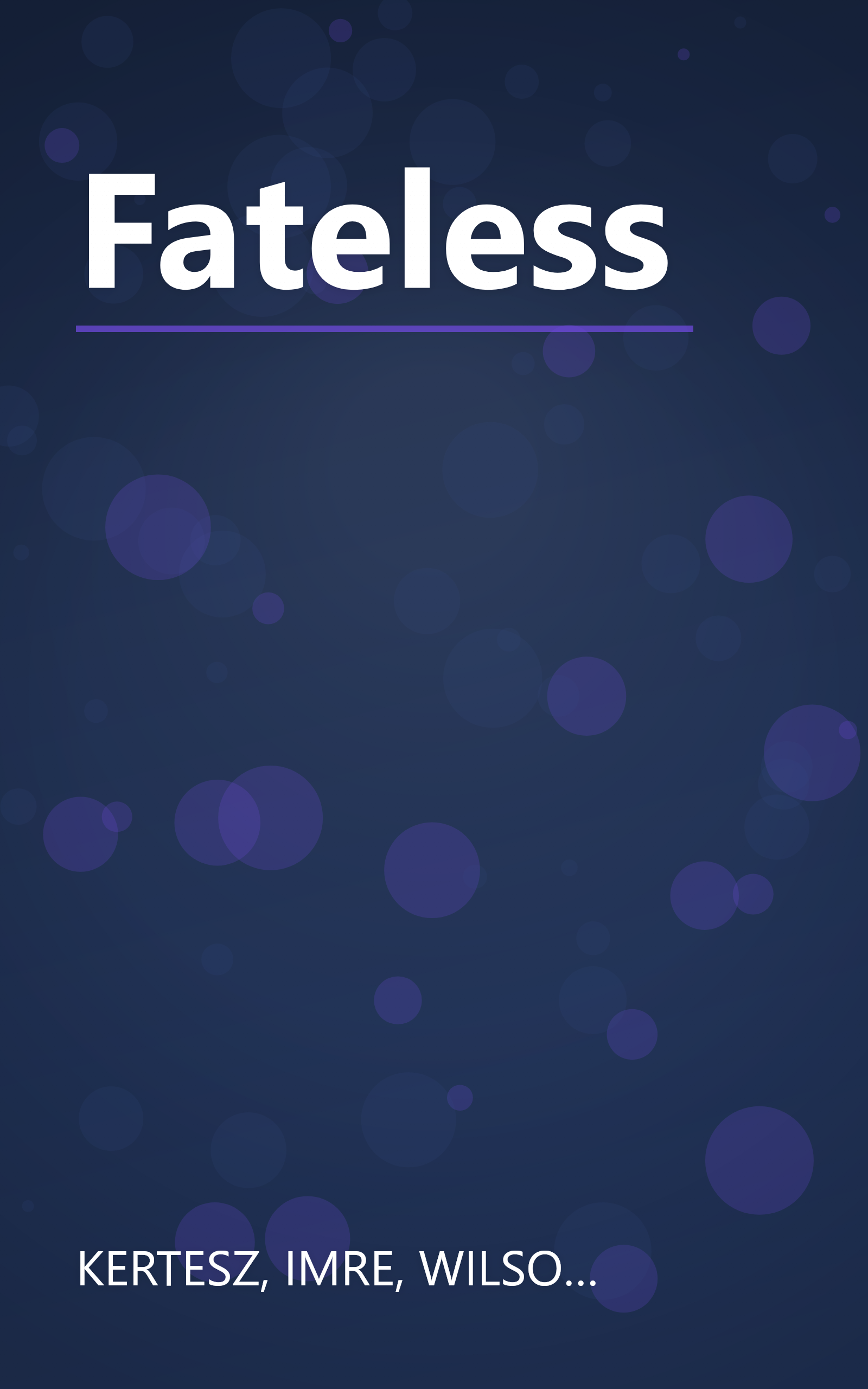 Fateless book cover
