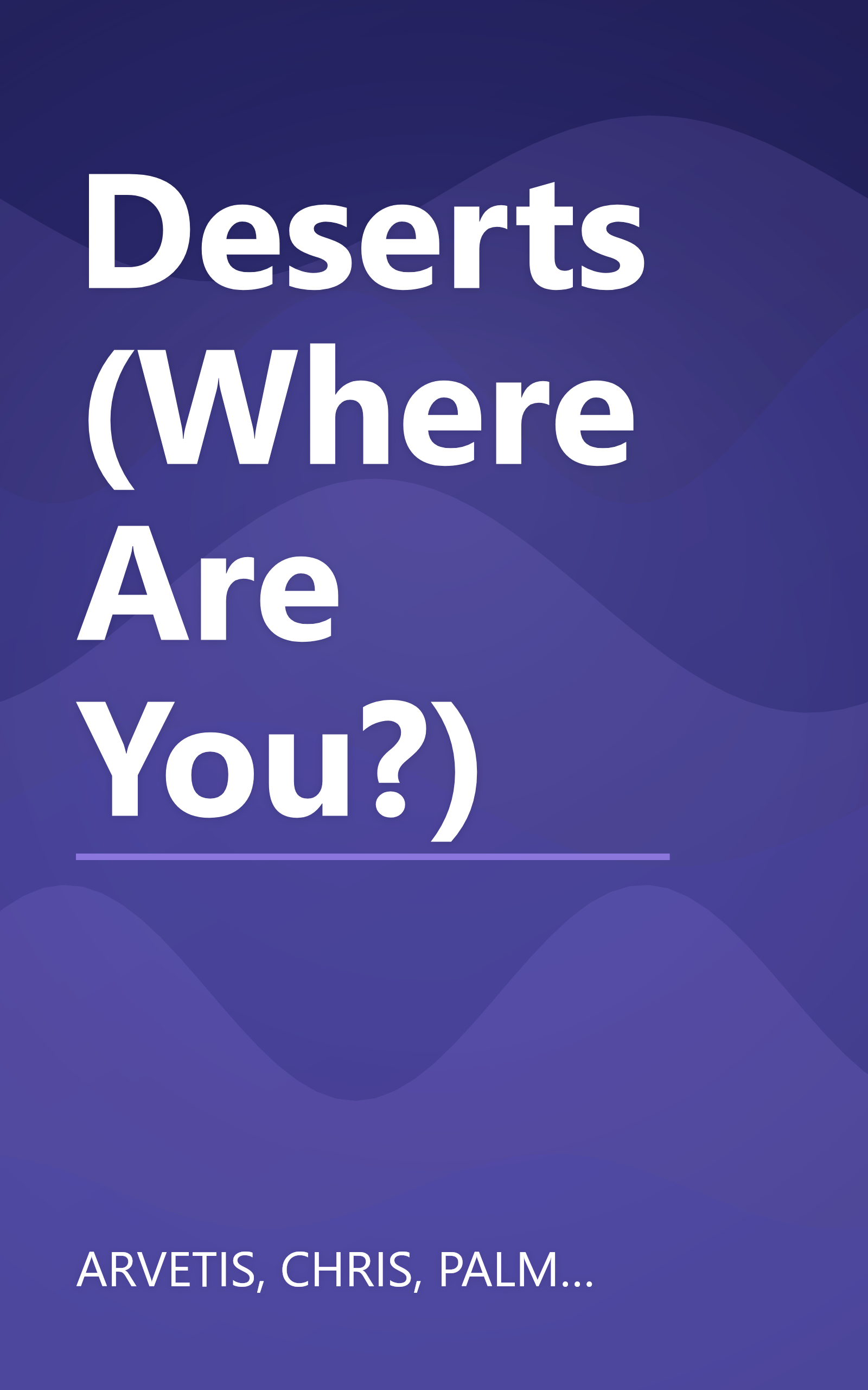 Deserts (Where Are You?) book cover