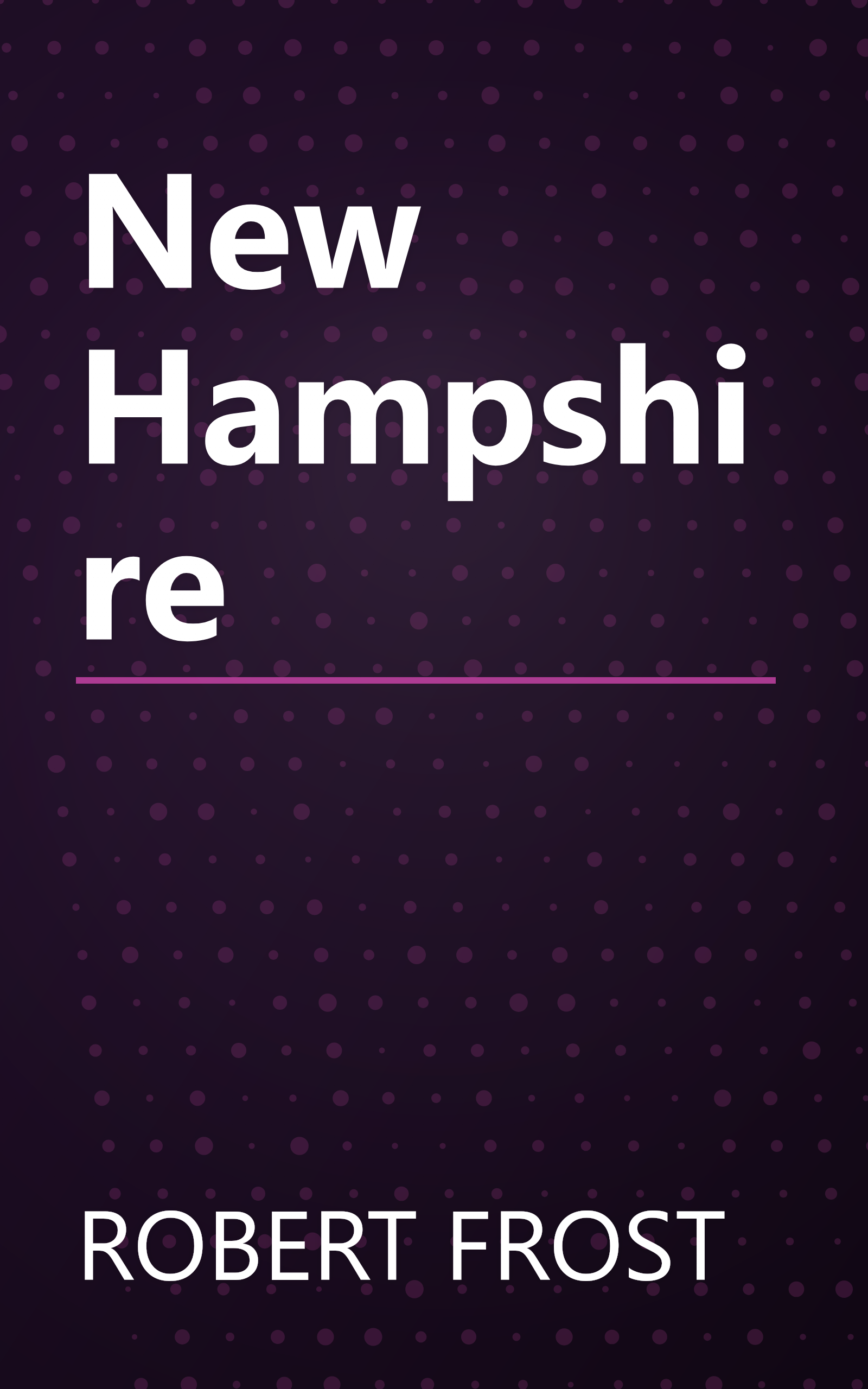 New Hampshire book cover