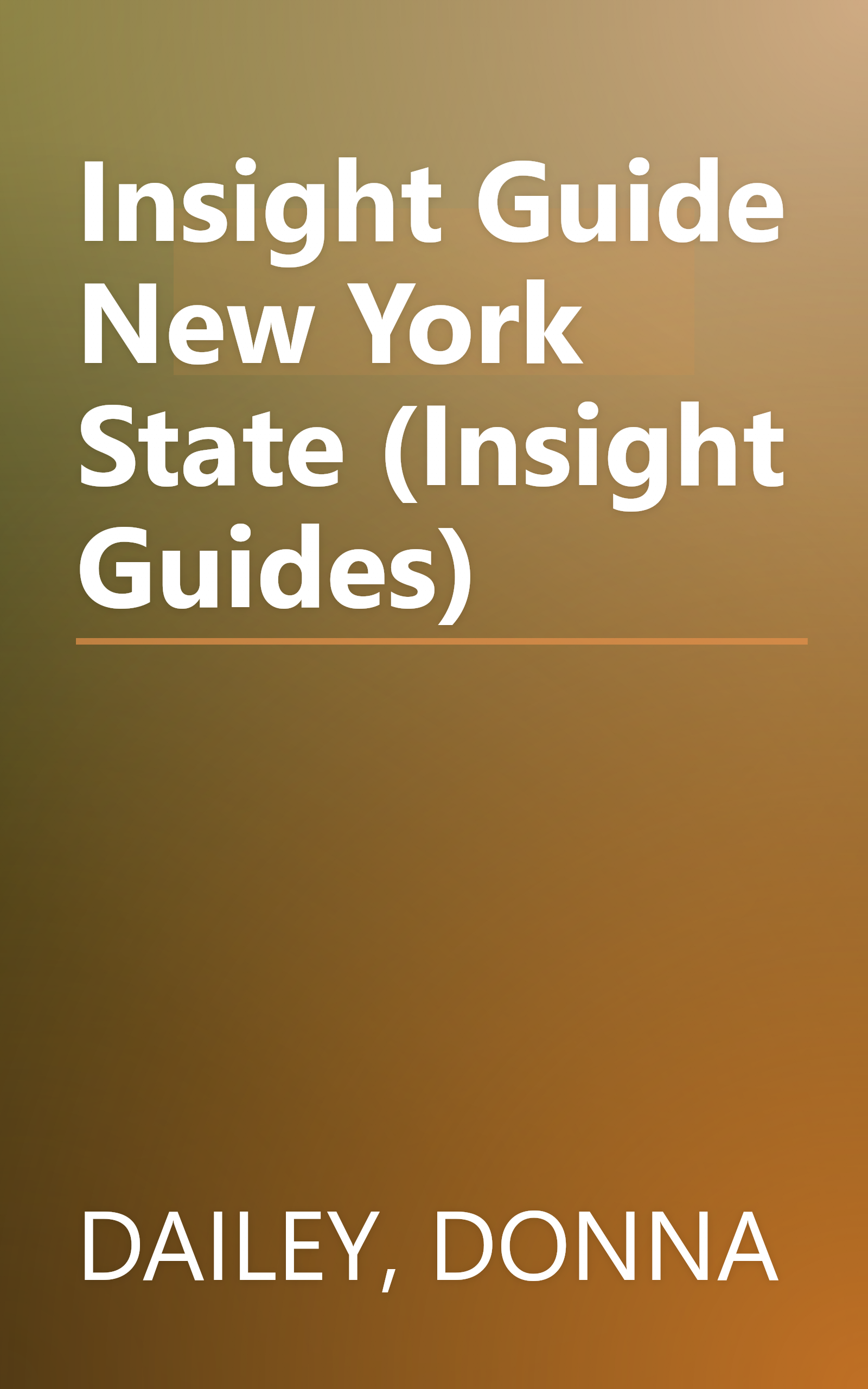 Insight Guide New York State (Insight Guides) book cover