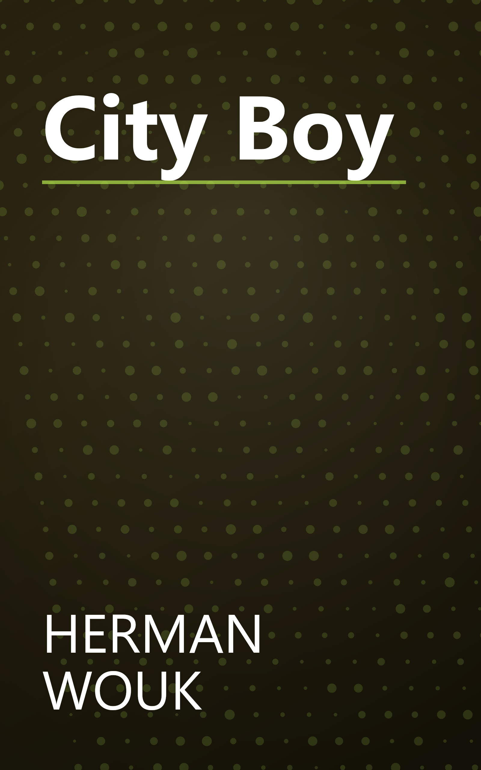 City Boy book cover