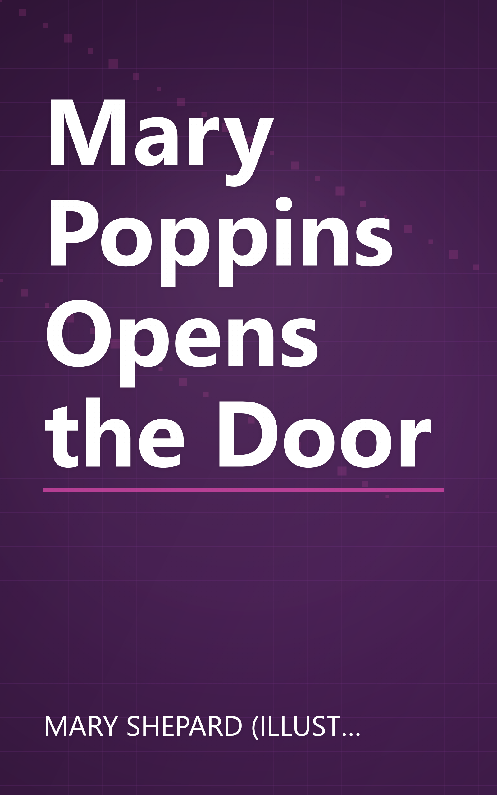 Mary Poppins Opens the Door book cover