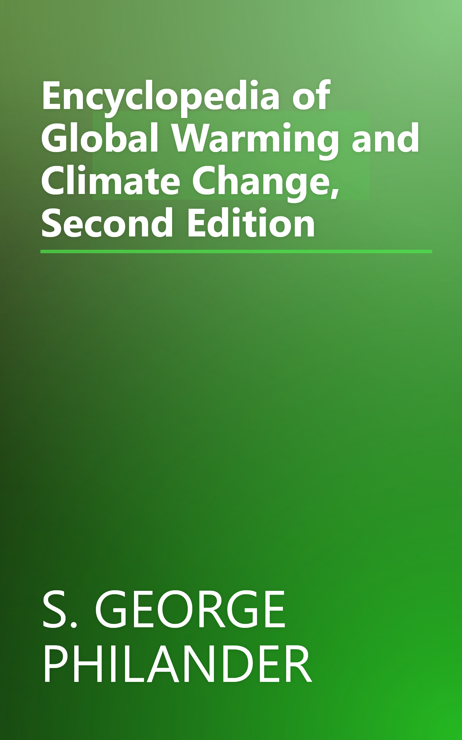 Encyclopedia of Global Warming and Climate Change, Second Edition book cover