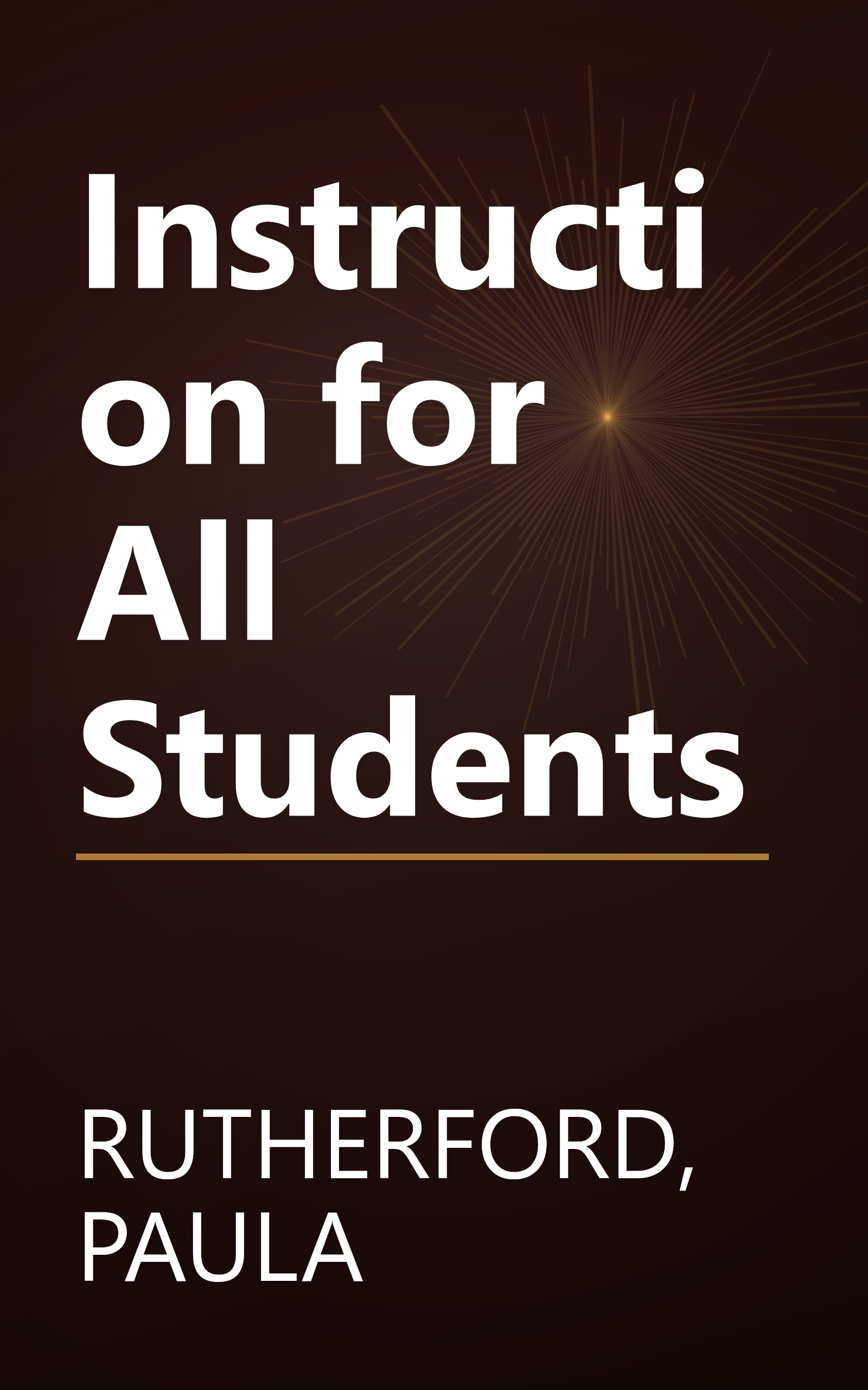 Instruction for All Students book cover