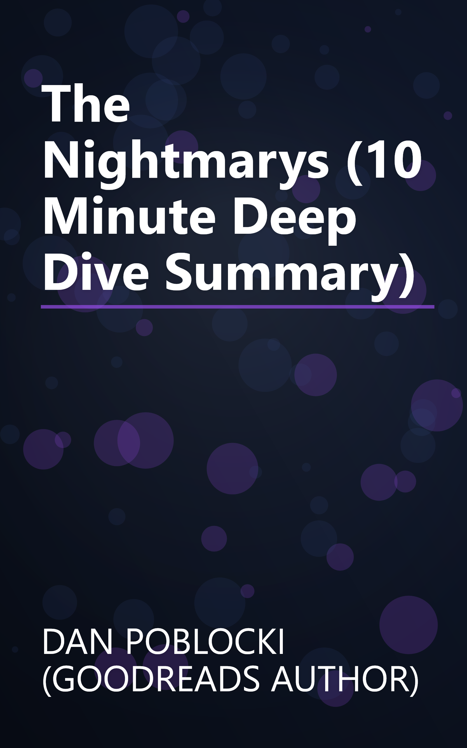 The Nightmarys (10 Minute   Deep Dive Summary) book cover