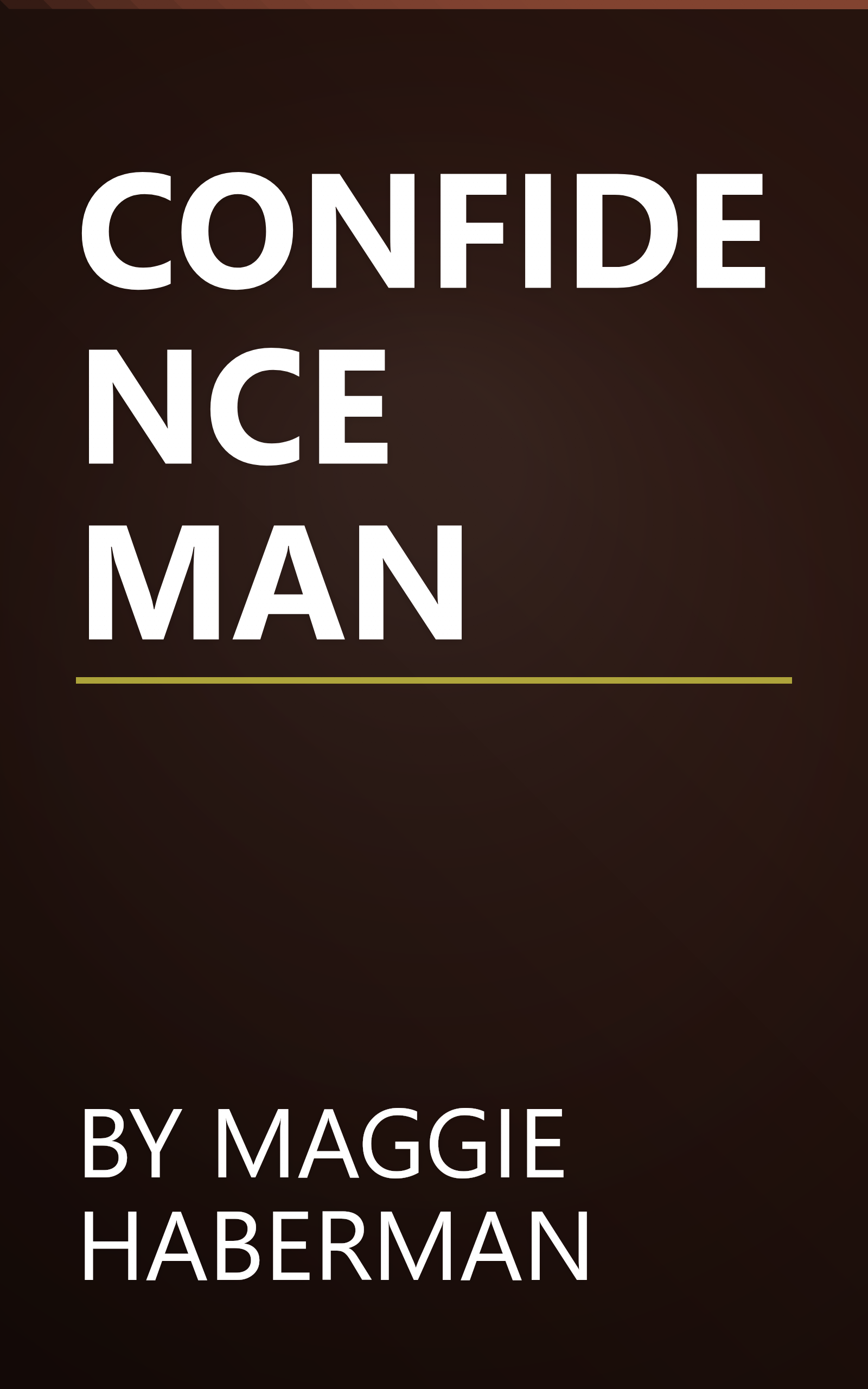 CONFIDENCE MAN book cover