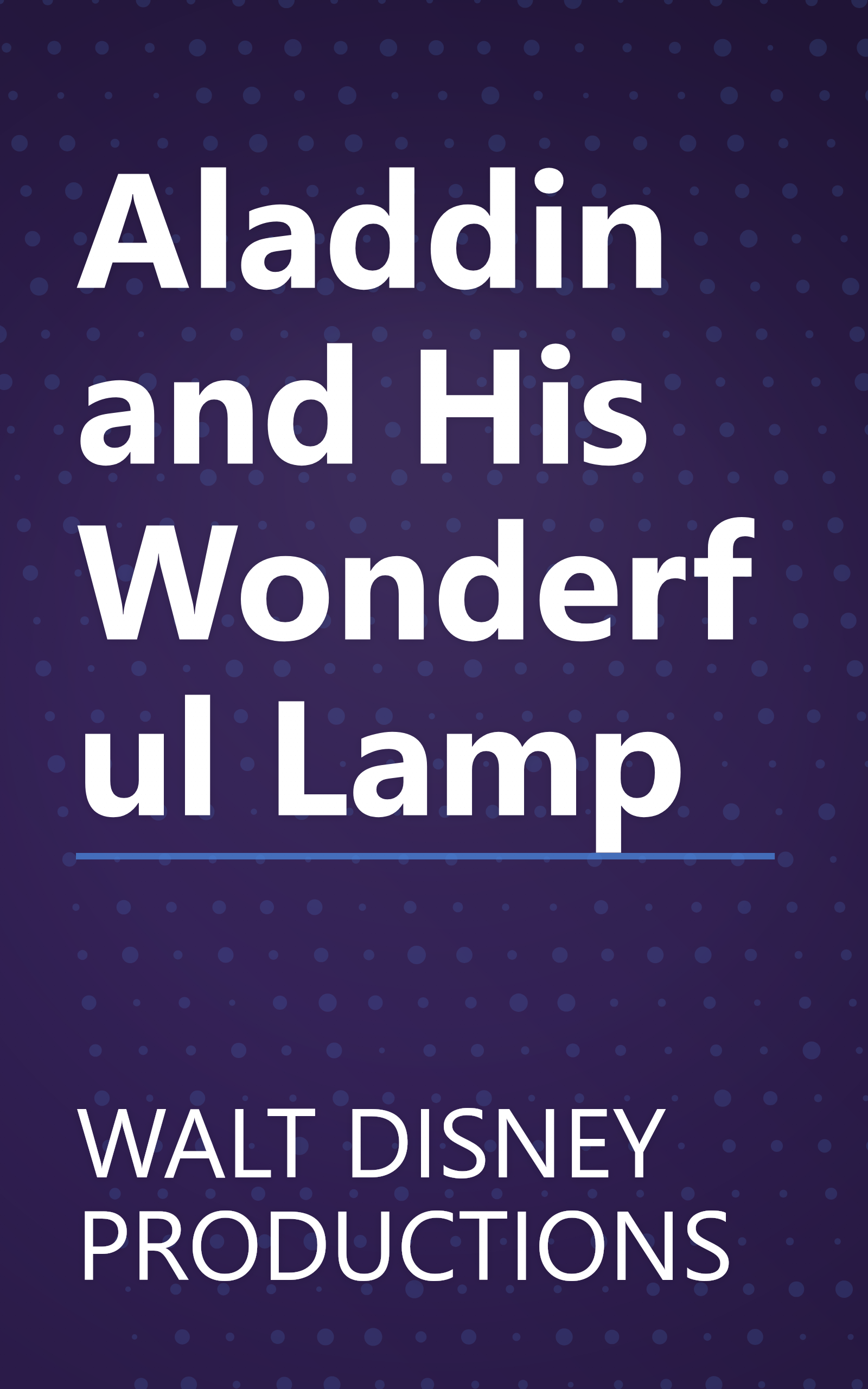 Aladdin and His Wonderful Lamp book cover