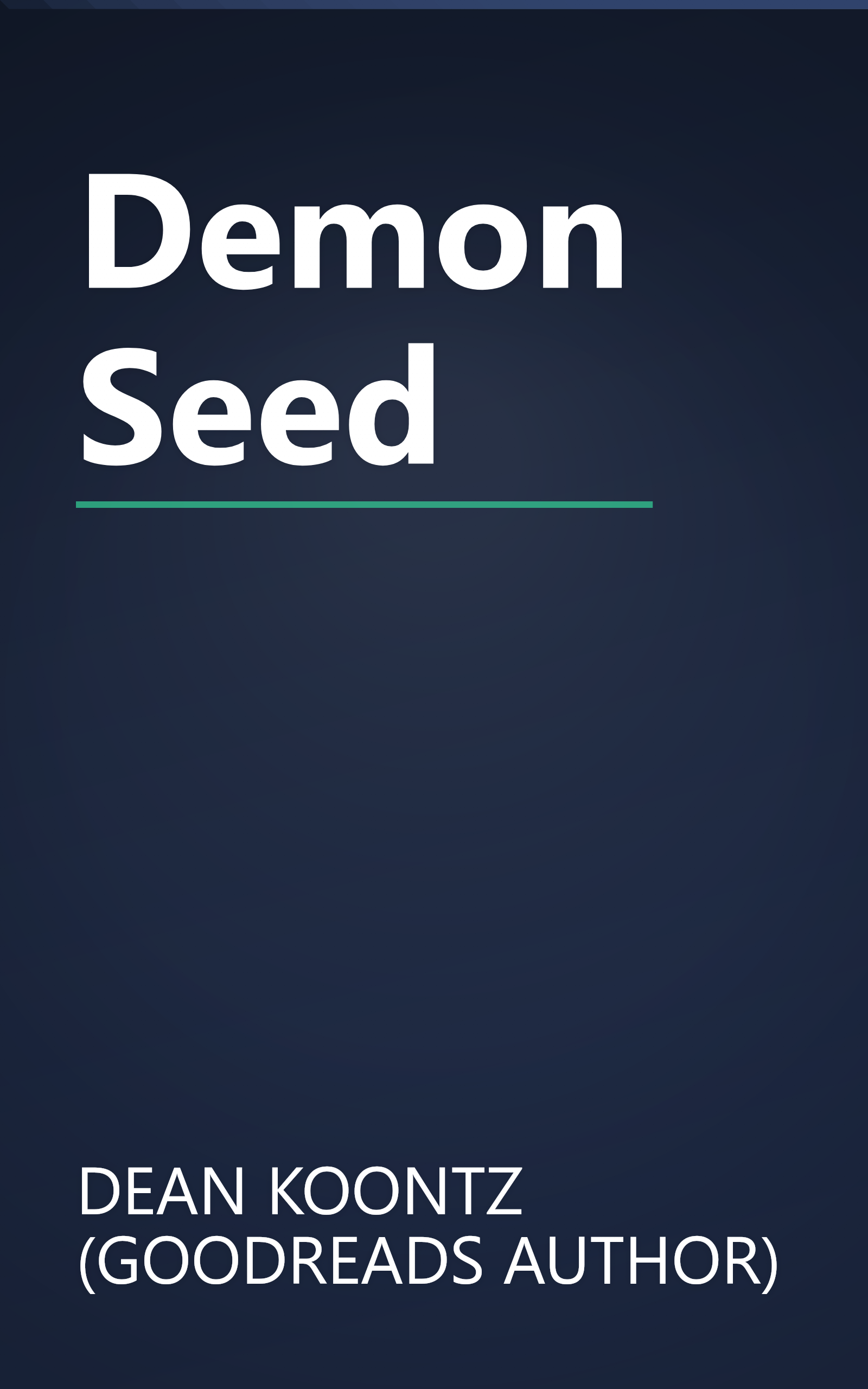 Demon Seed book cover